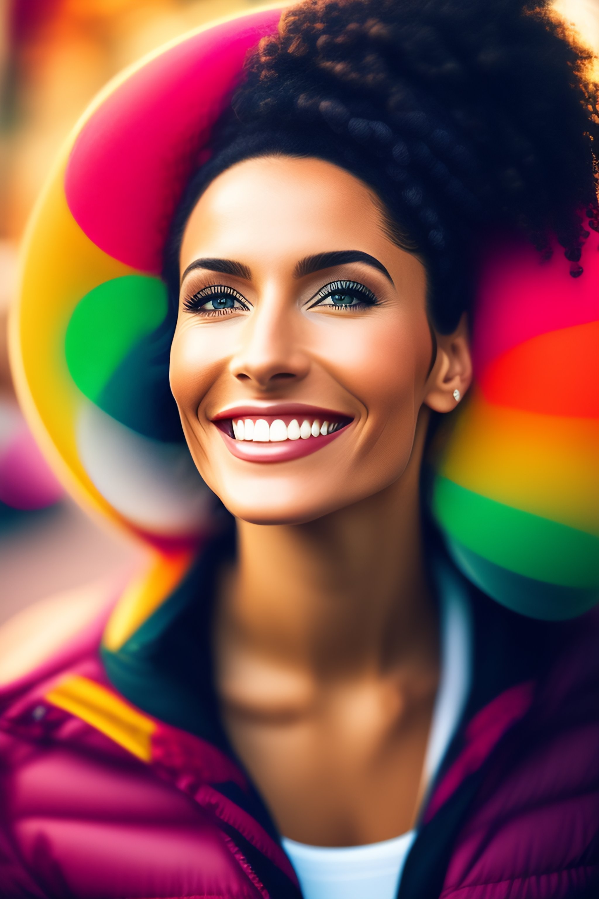 Lexica - Happy woman no background