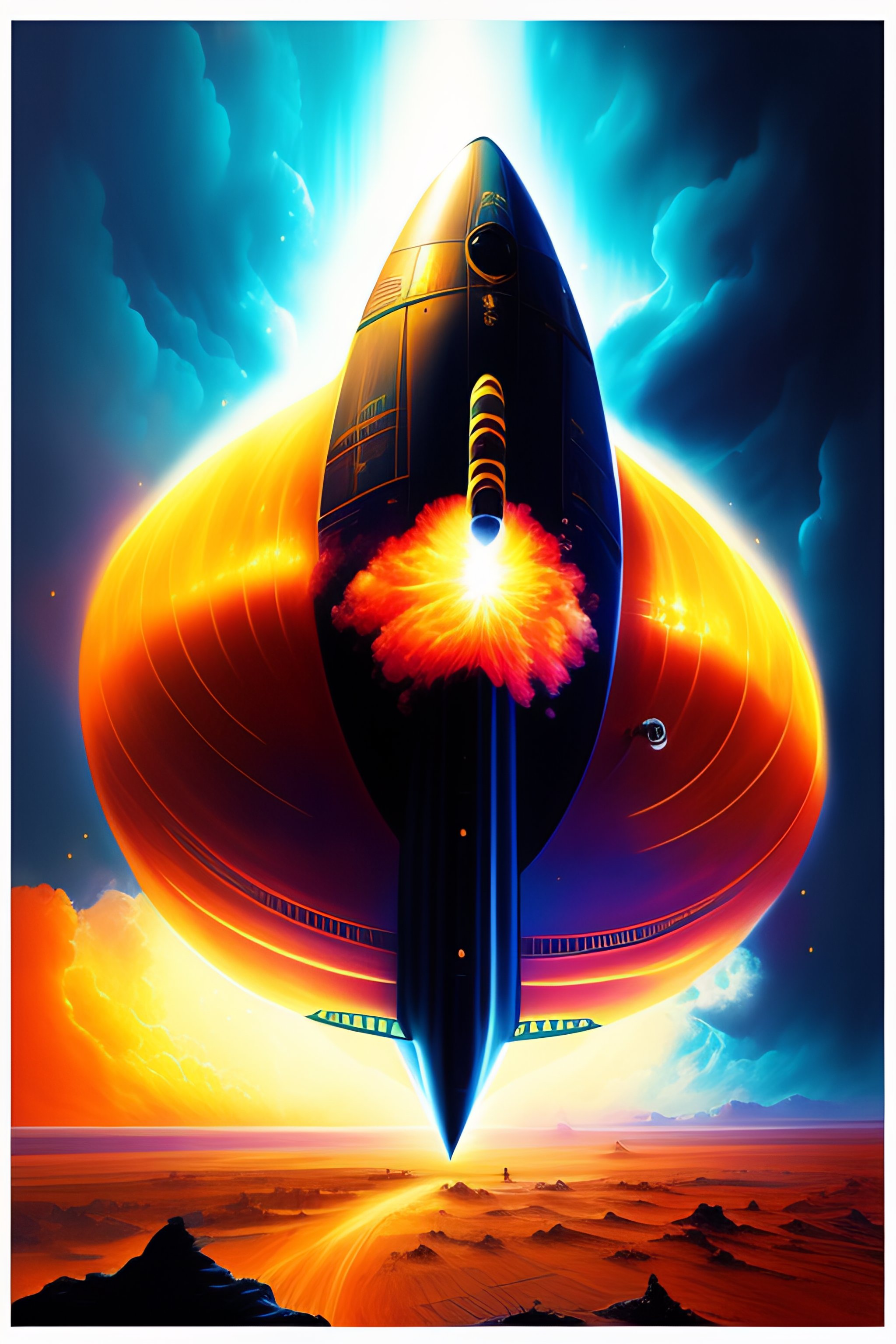 Lexica - Spaceship exploding