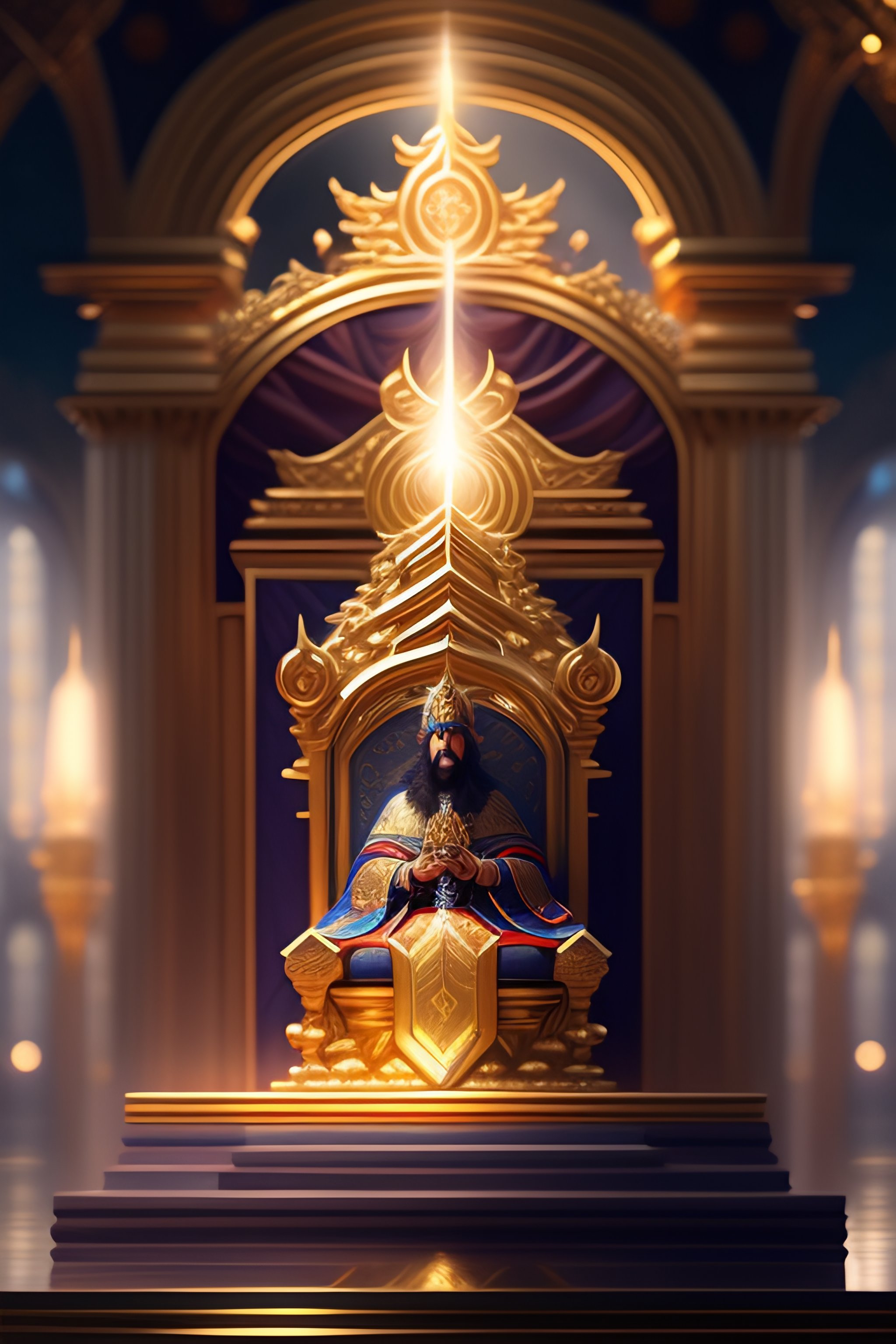 Lexica - God Sitting on the Throne Being Worshiped by the Nations ...