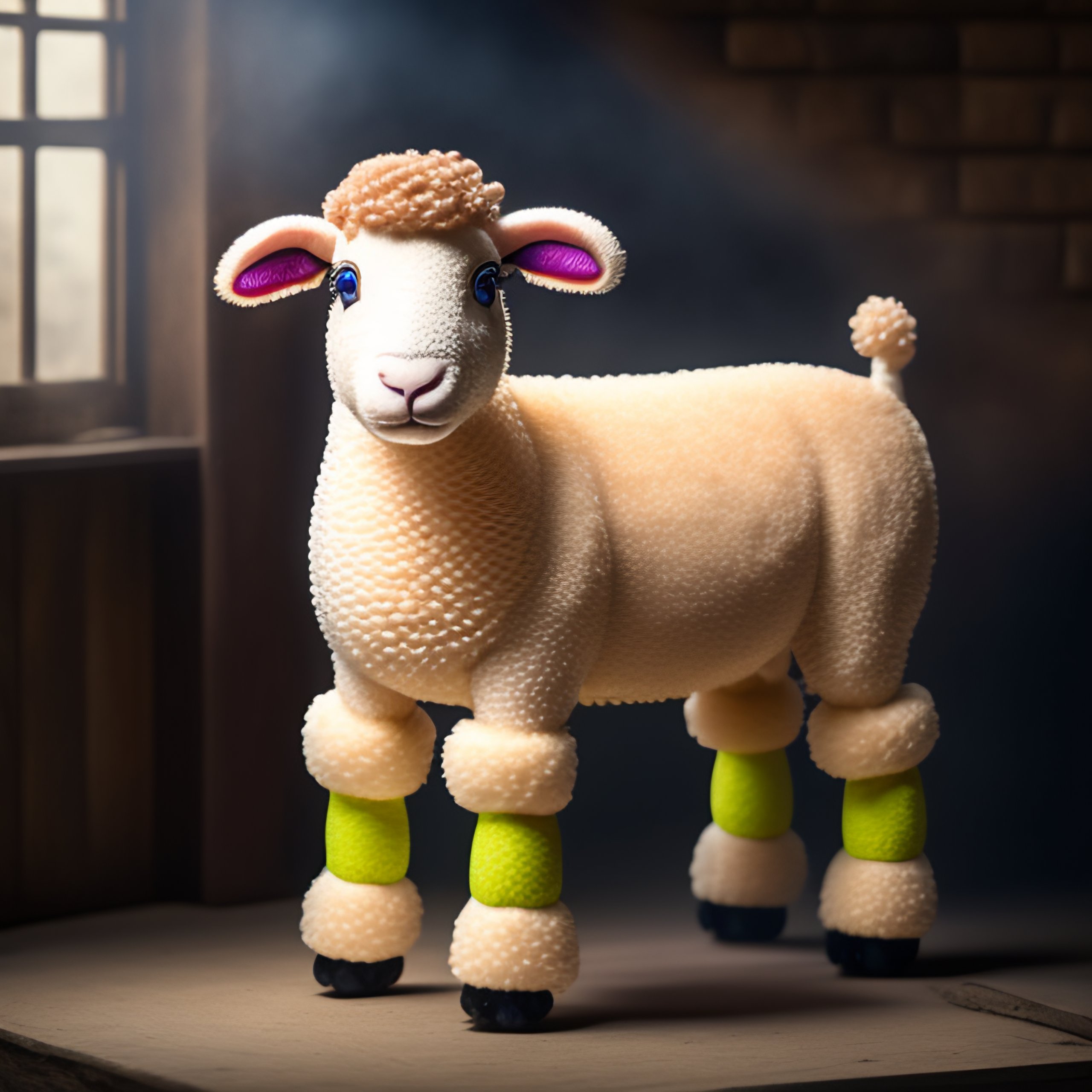 Lexica - A robotic, electric, artificial, lamb made like a victorian ...