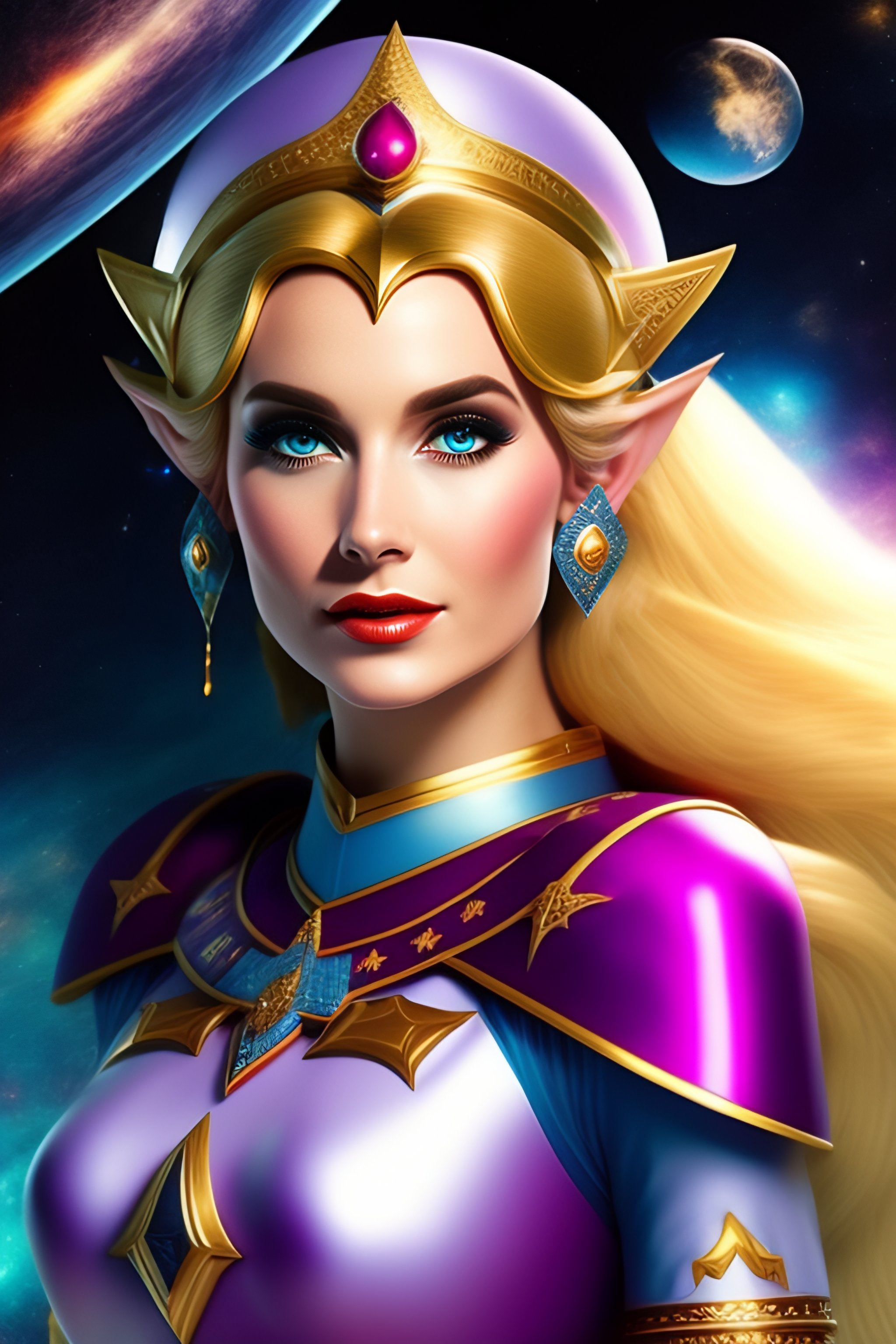 Lexica - Princess Zelda in space costume