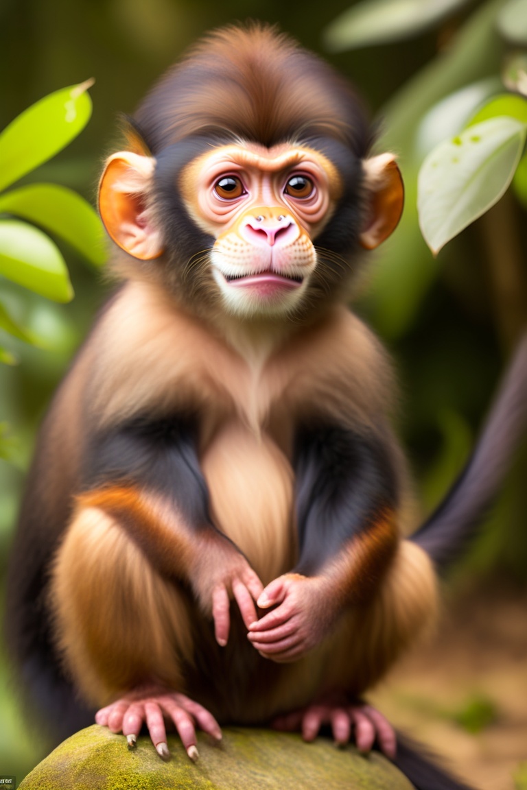 Lexica - On the other side of the jungle, there was a cheeky and ...