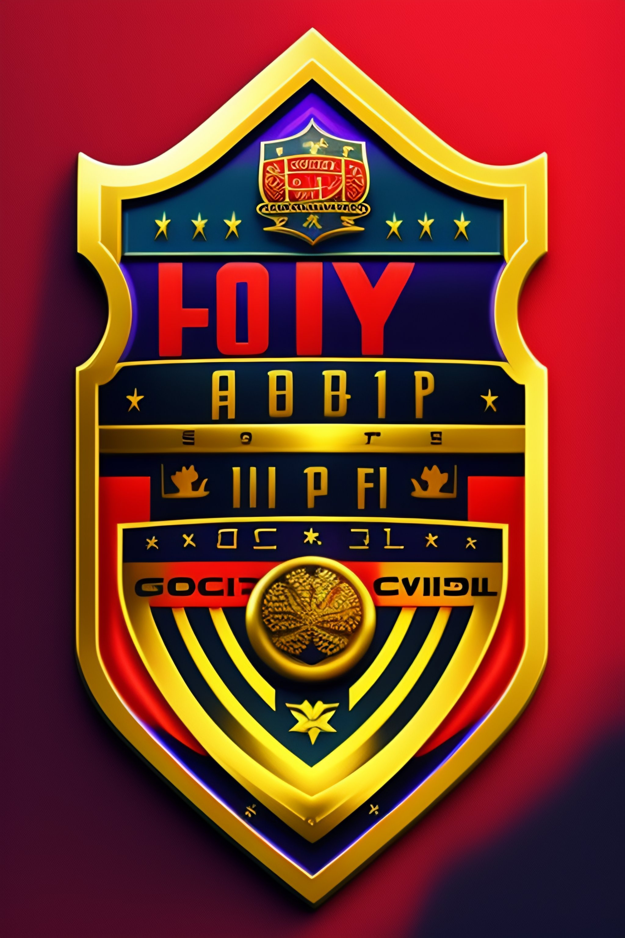 Lexica - Psychedelic style of football badge
