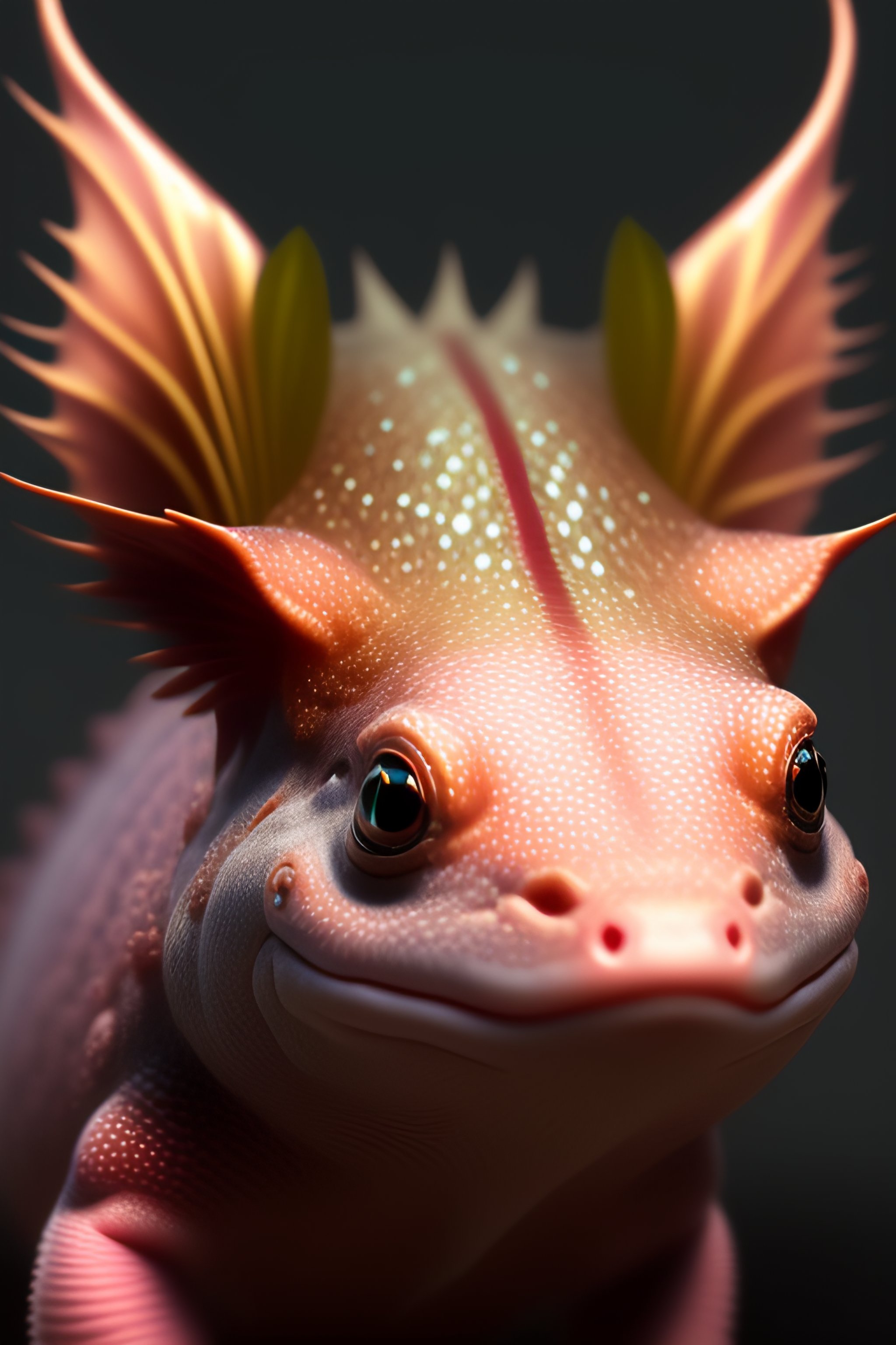 Lexica - Anthropomorphic axolotl, realistic, detailed, 4k, Rpg style
