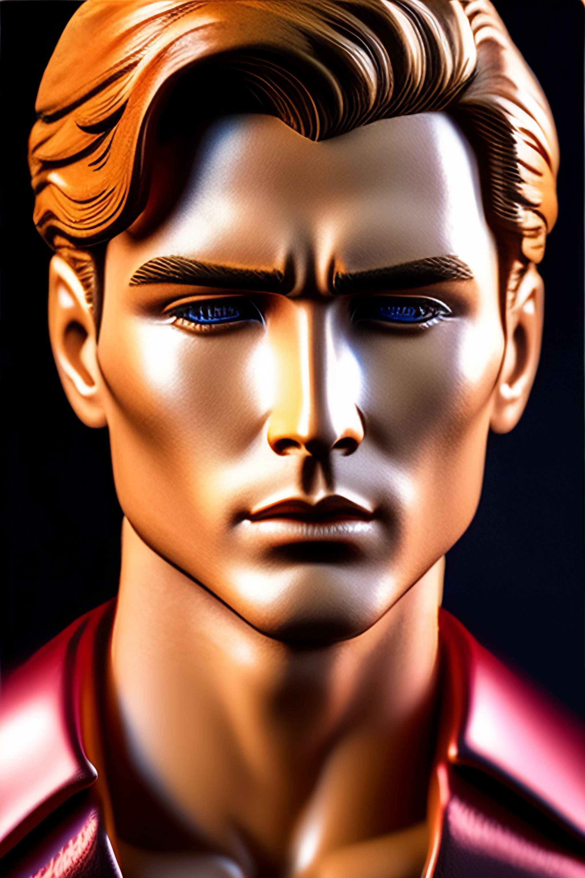 Lexica - Hot toys figurine of ken doll crying with tears, realistic, up ...