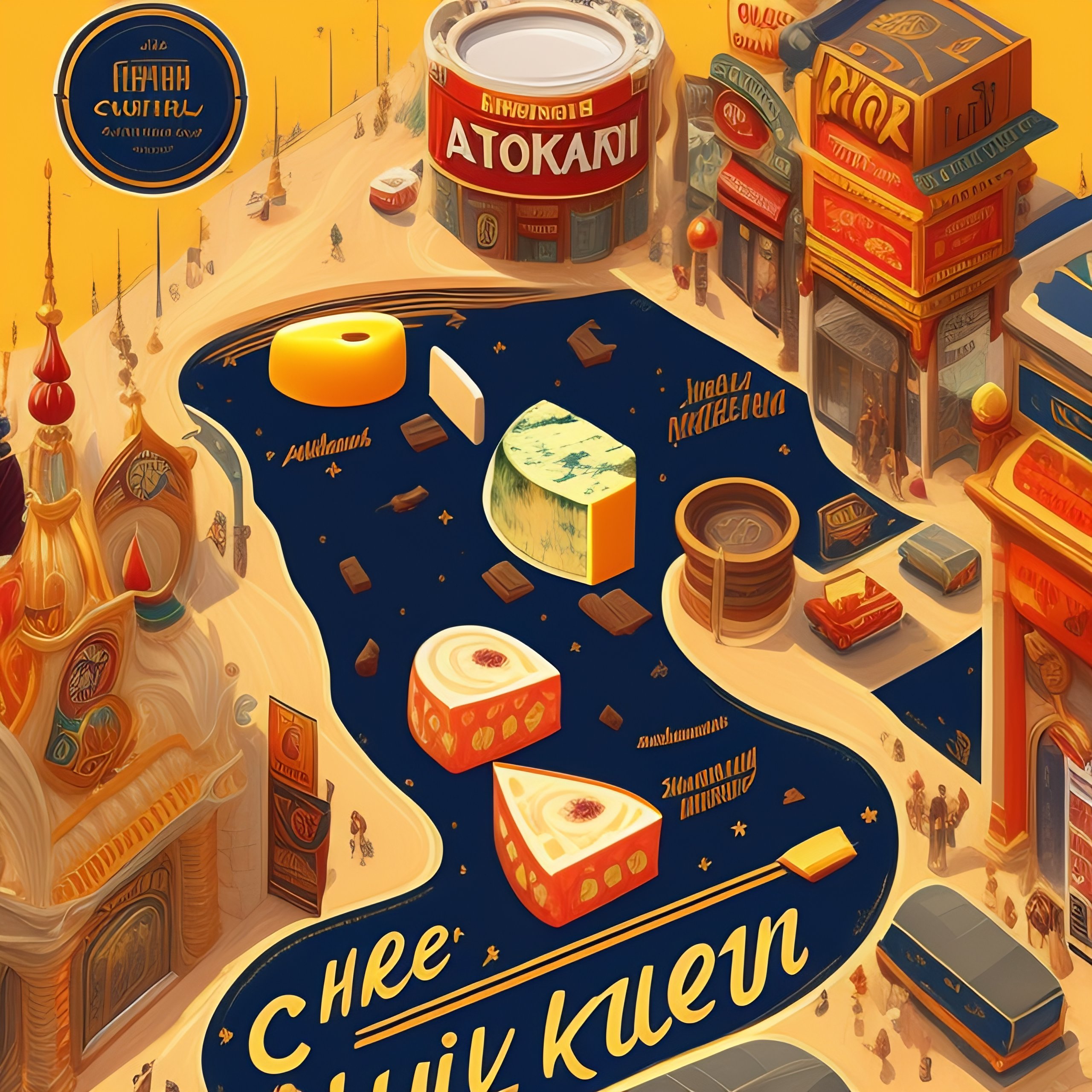 Lexica - Cheese revolution, by wasim kashin, trending on artstation