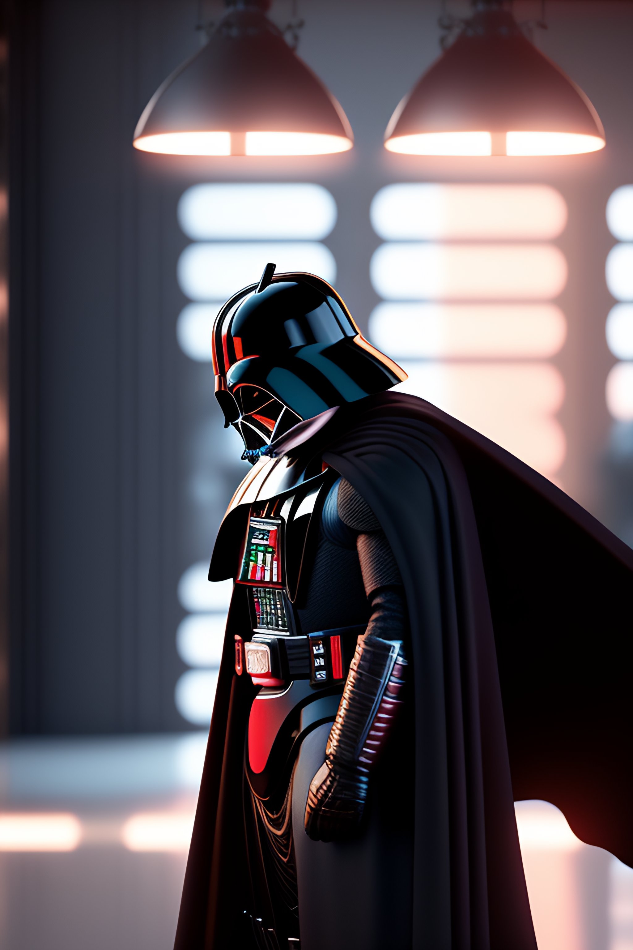 Lexica - Darth vader, genndy tartakovsky, hyperrealism, volumetric ...