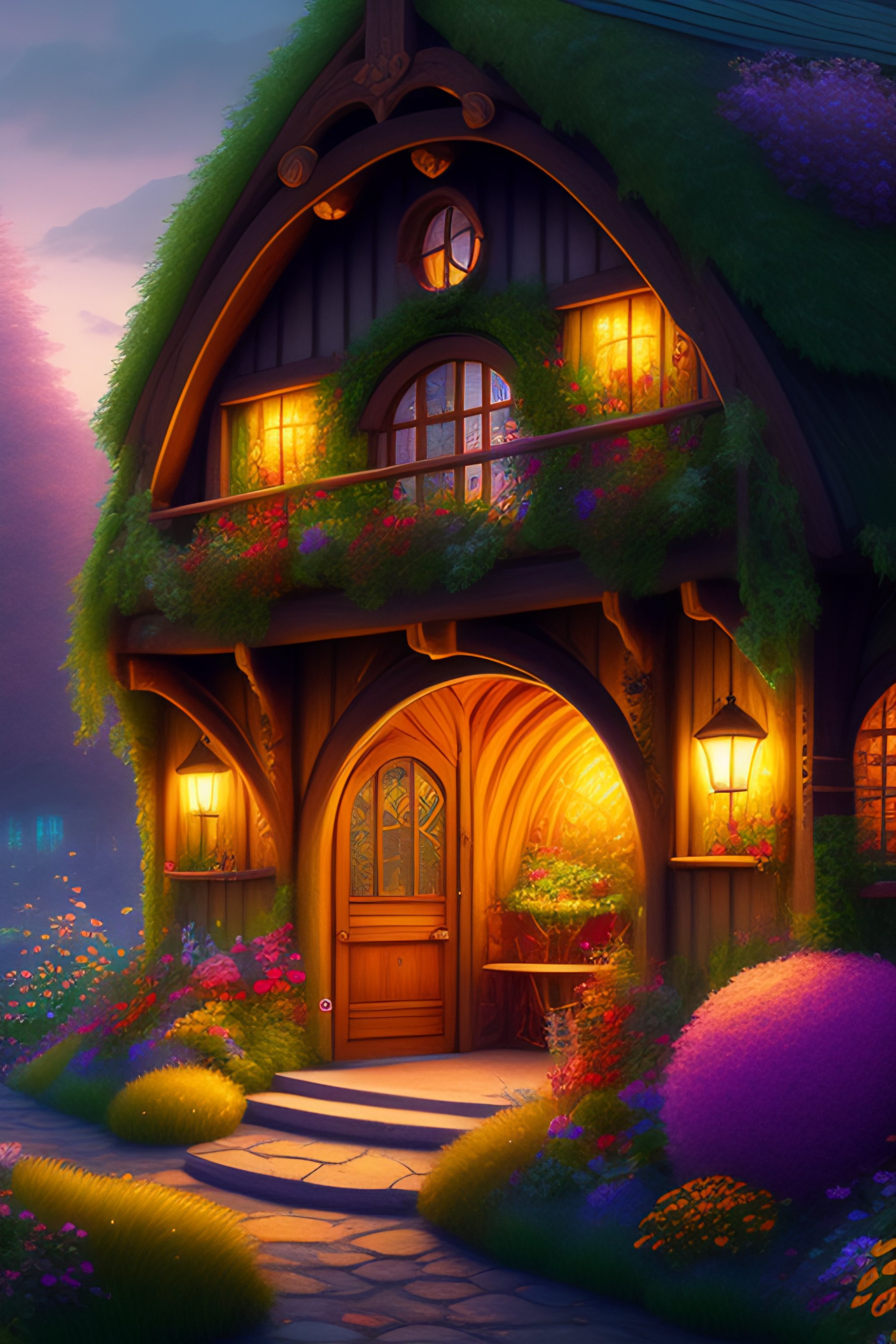 Lexica - Minions inside, beautiful, cozy, inviting, bloomcore, decopunk ...