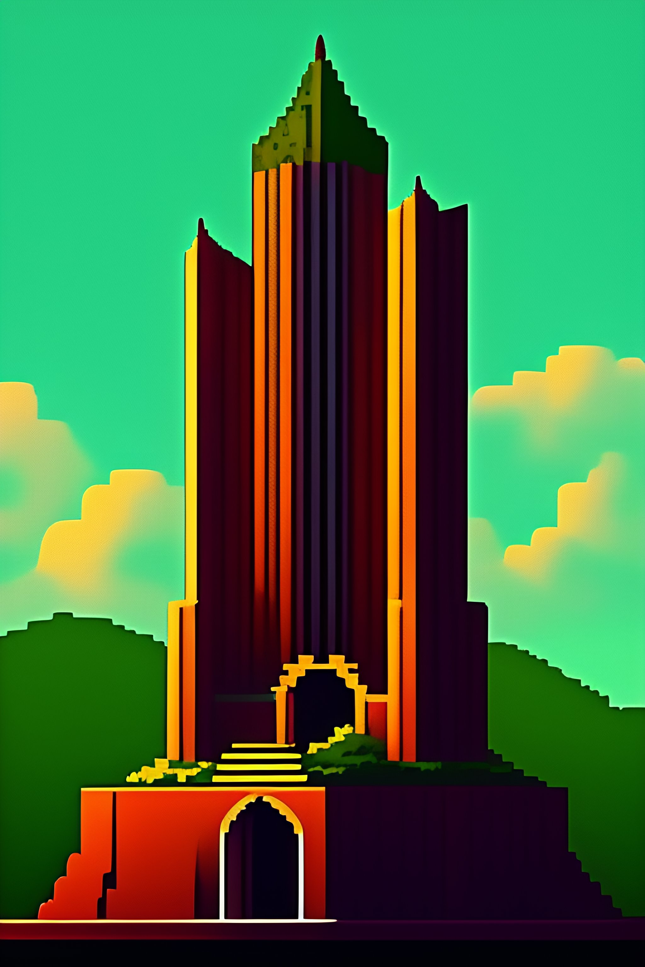 Lexica - Warlock's tower in a warlock's setting