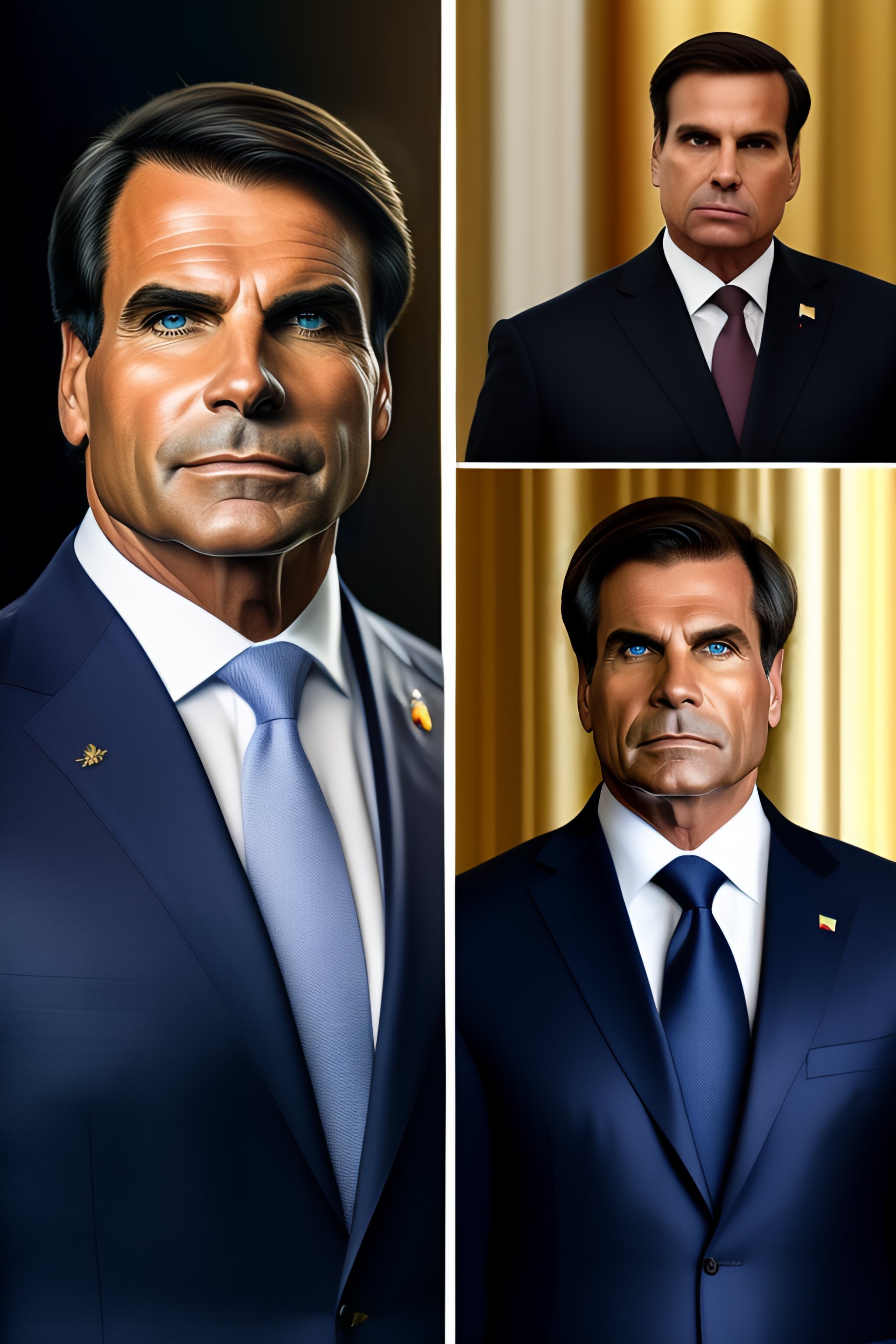 Lexica - A full-body portrait of Brazilian President Jair Bolsonaro ...