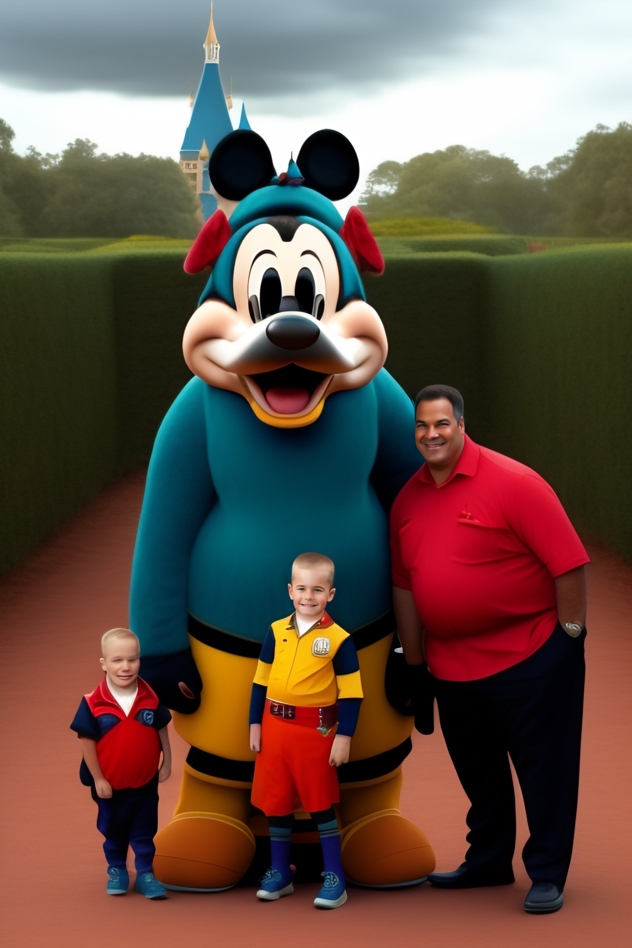 Lexica - Disney gone wrong with family