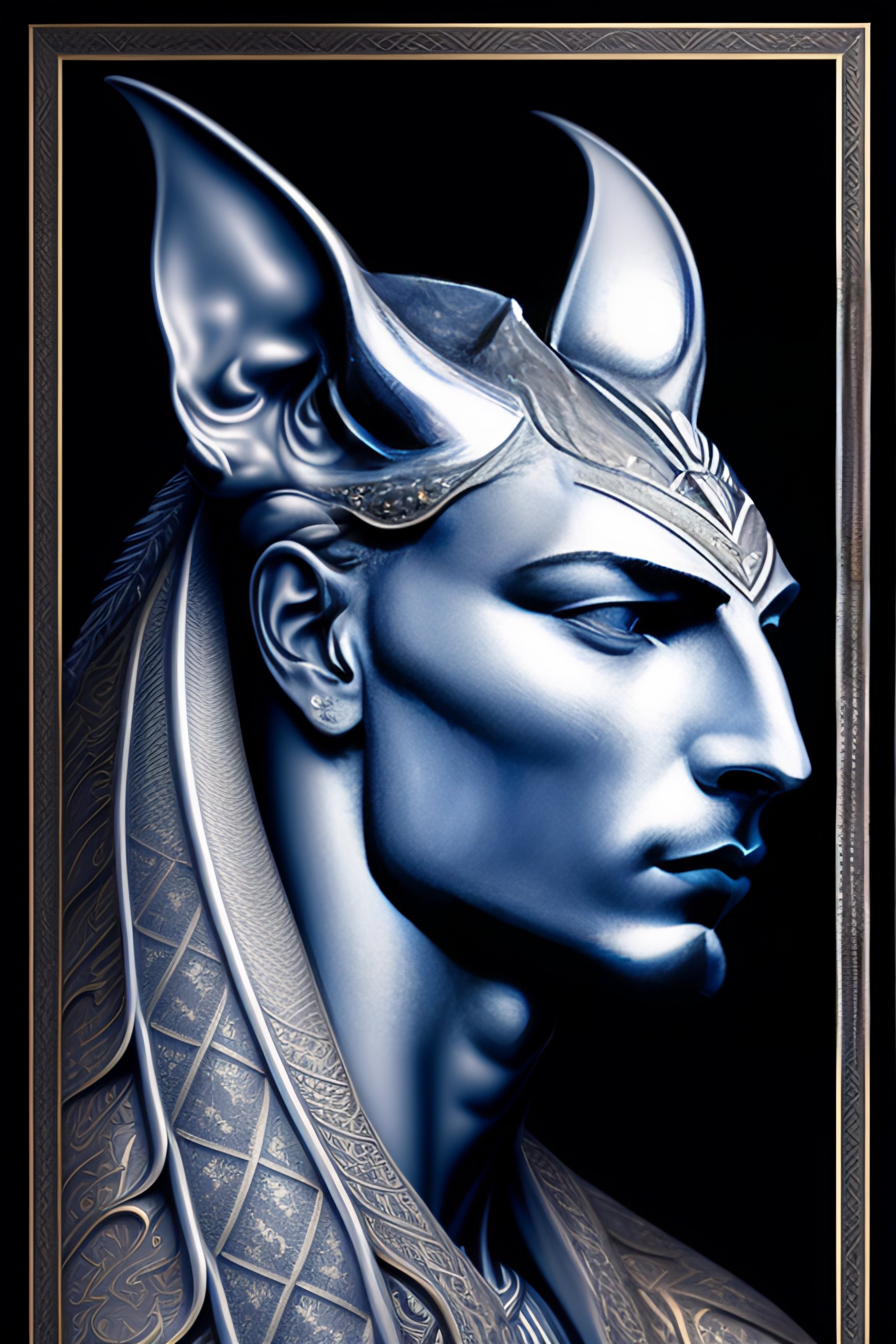 Lexica - Nabil gouasmia, man, all gray sphynx with blue eyes with ...