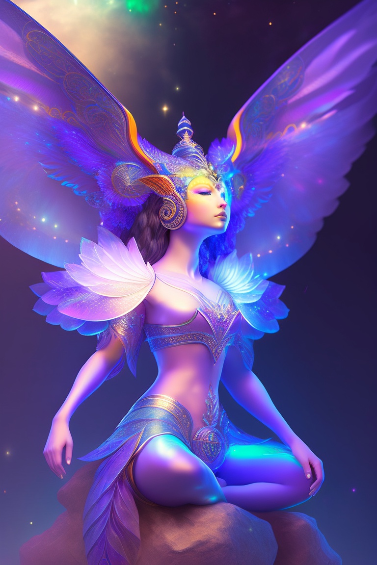 Lexica - The Enchanted Zephyrian, a mythical creature of pure enchantment, resides in the realm ...