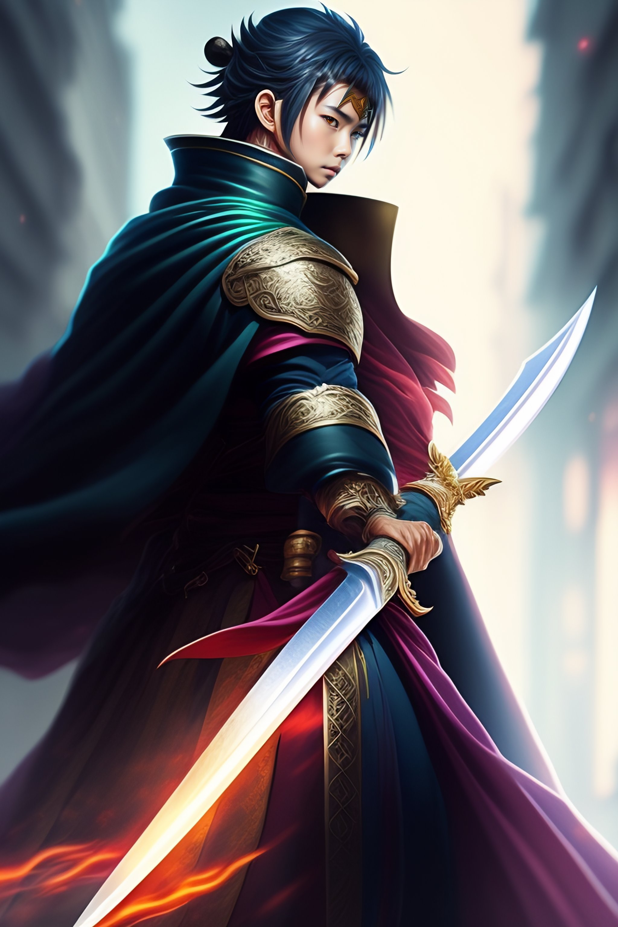 Lexica - Anime sword grandmaster