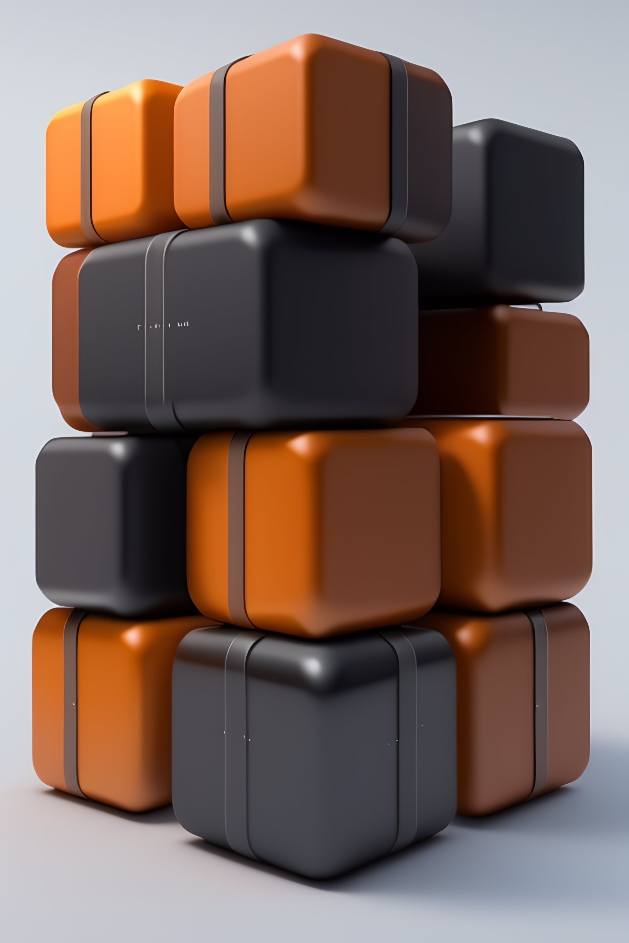 Lexica - A bunch of boxes that are stacked on top of each other ...