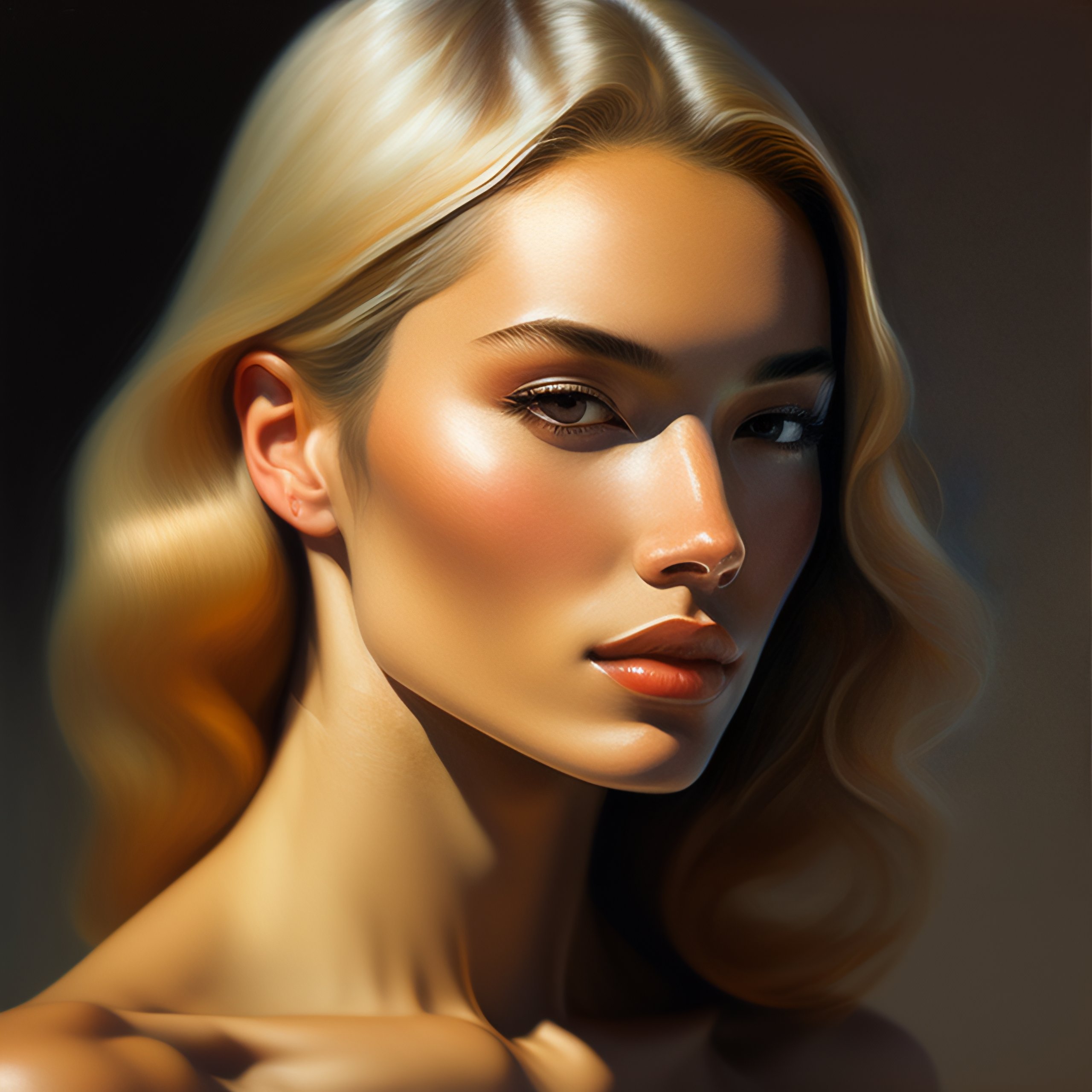 Lexica - A study of a human as concept art, clean aesthetic, Glazed ...