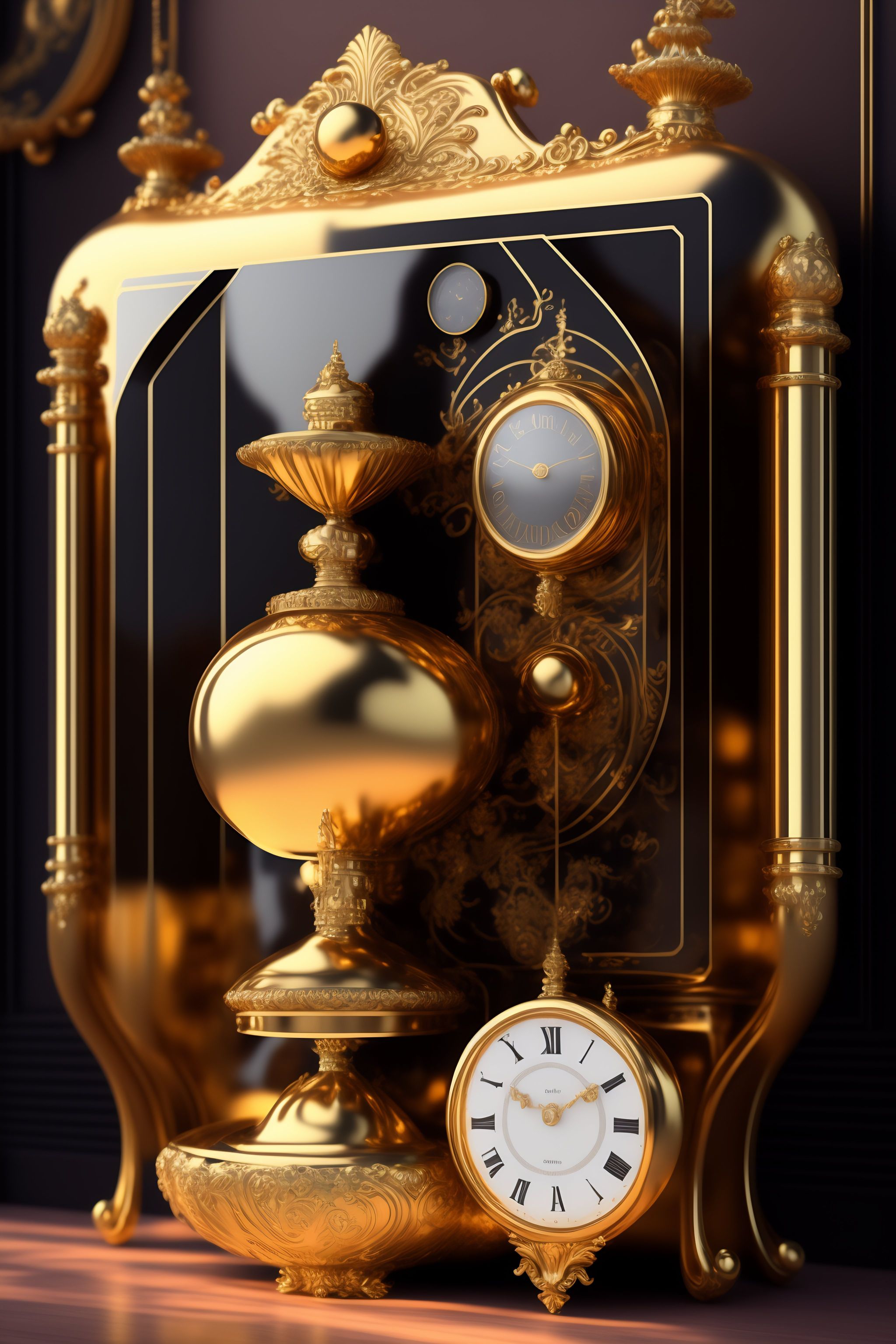 Lexica - Hyperrealistic neo - rococo steampunk minimal . highly ...