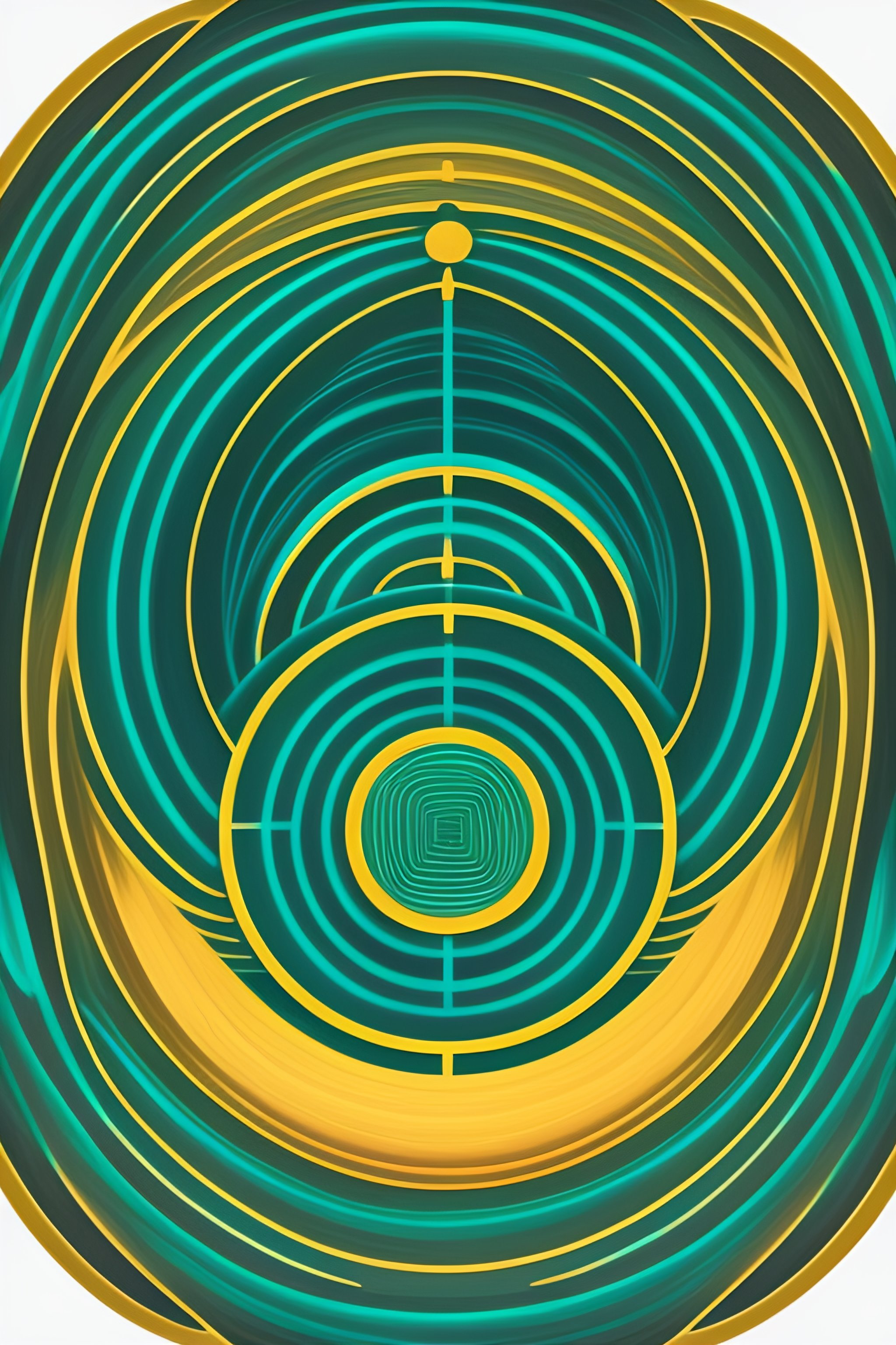 Lexica - Round website logo, turquois - black, circles and lines, i ...