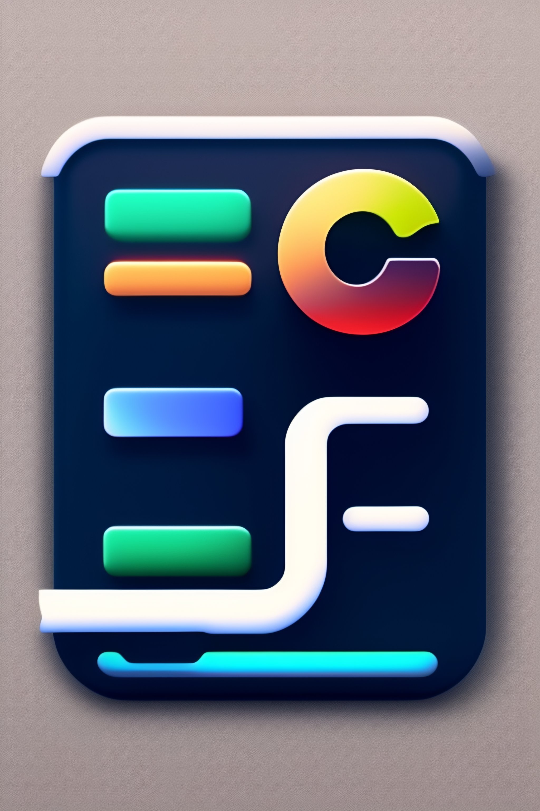 Lexica - Logo for ai startup to generate tech blogs called codebytes