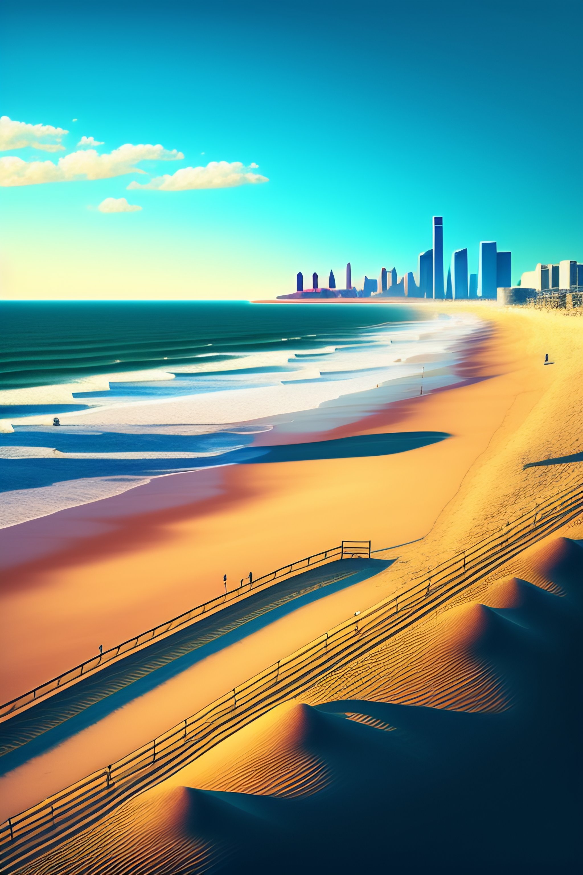 Lexica - In the style of adobe illustrator create an image of Atlantic ...