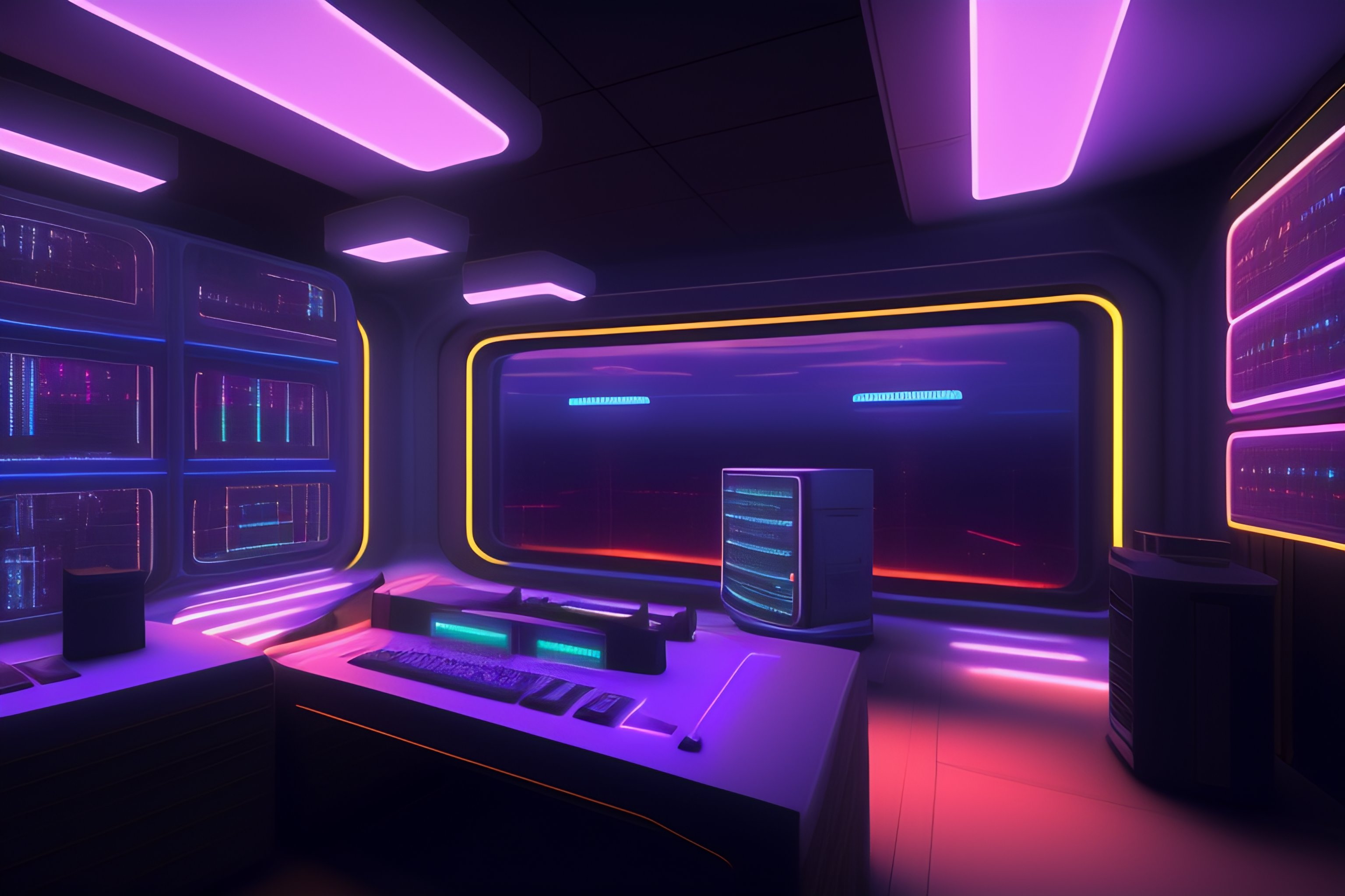 Lexica - Dna, connected to wires, surrounded by futuristic computers ...