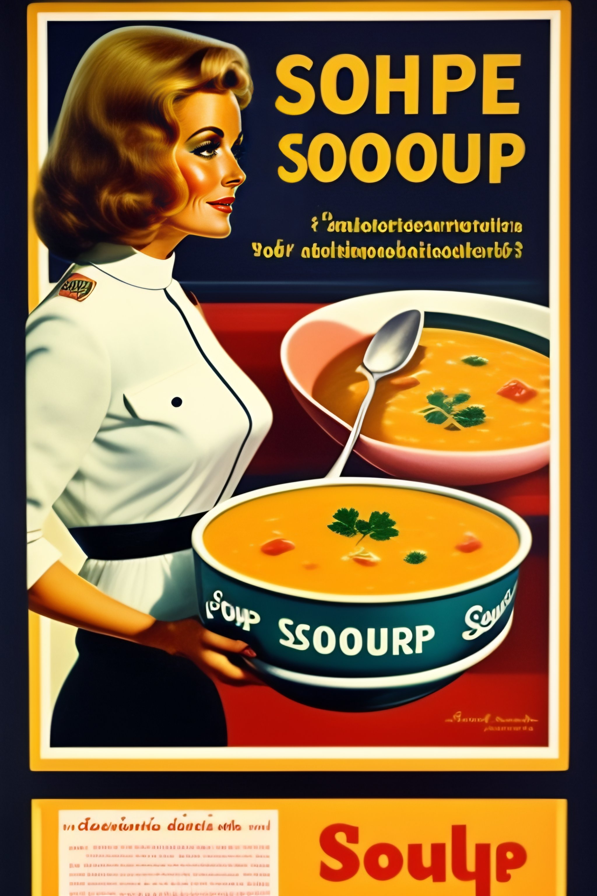 Lexica - German advertisement for soup, 1960s