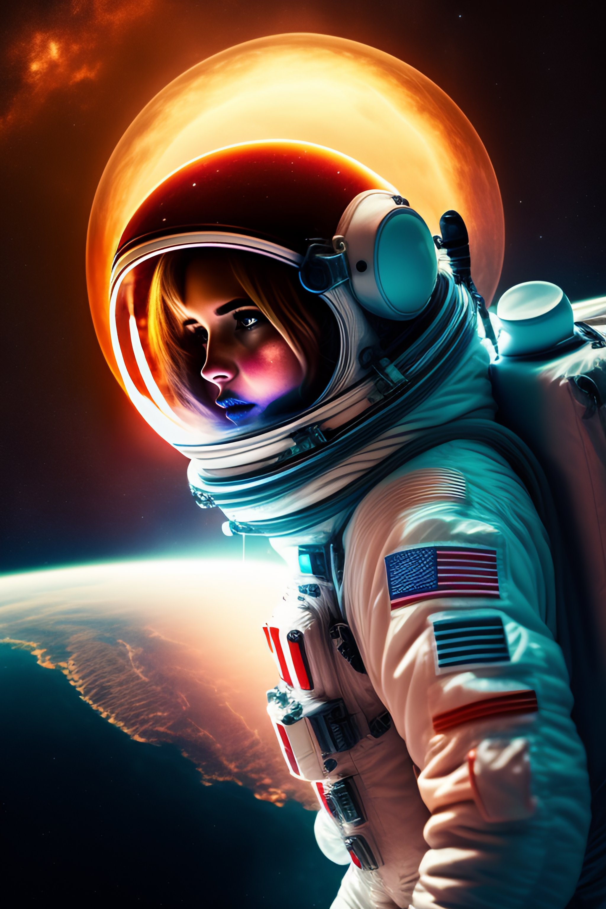 Lexica - Astronaut zombie