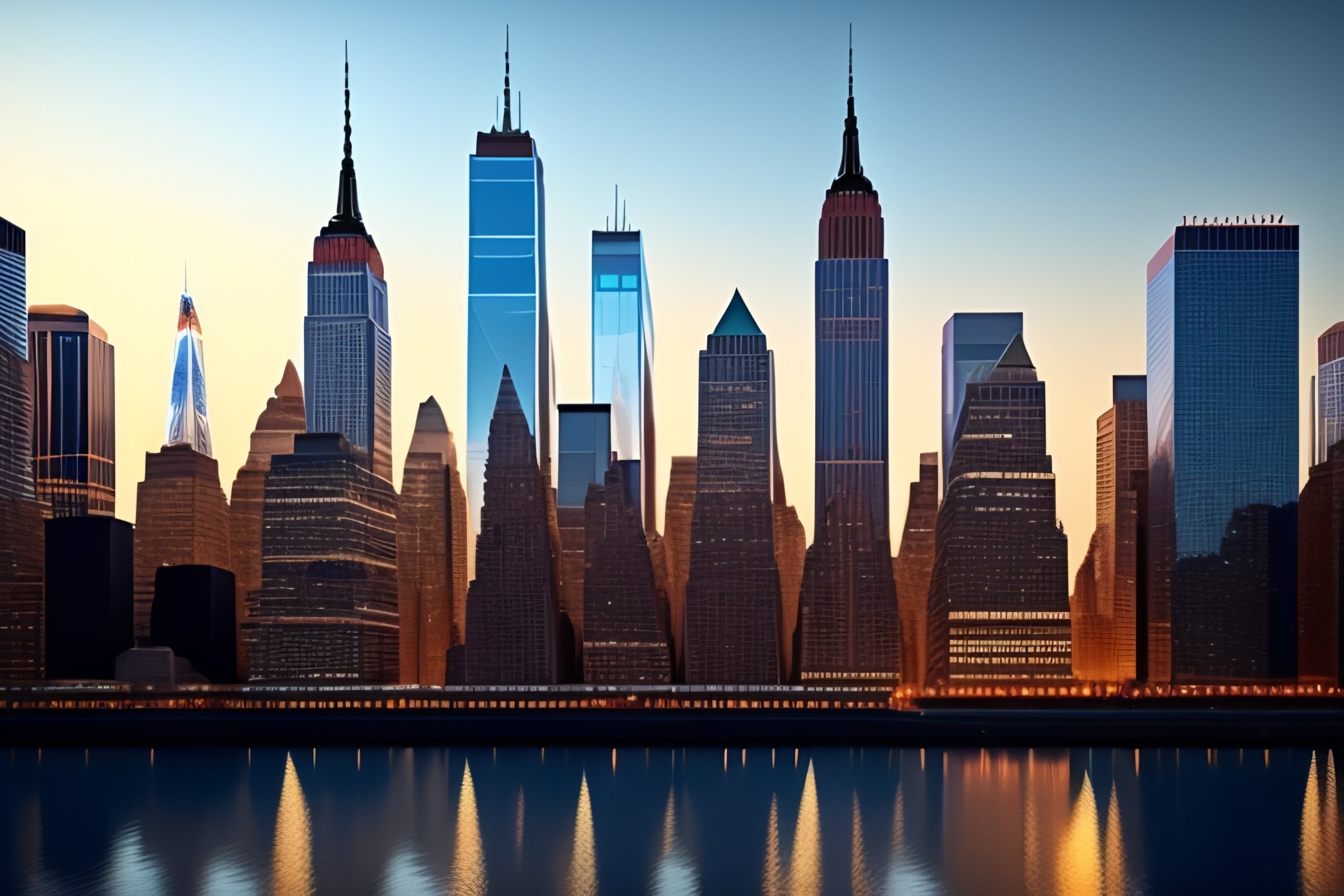 Lexica - Realistic new york city 3d