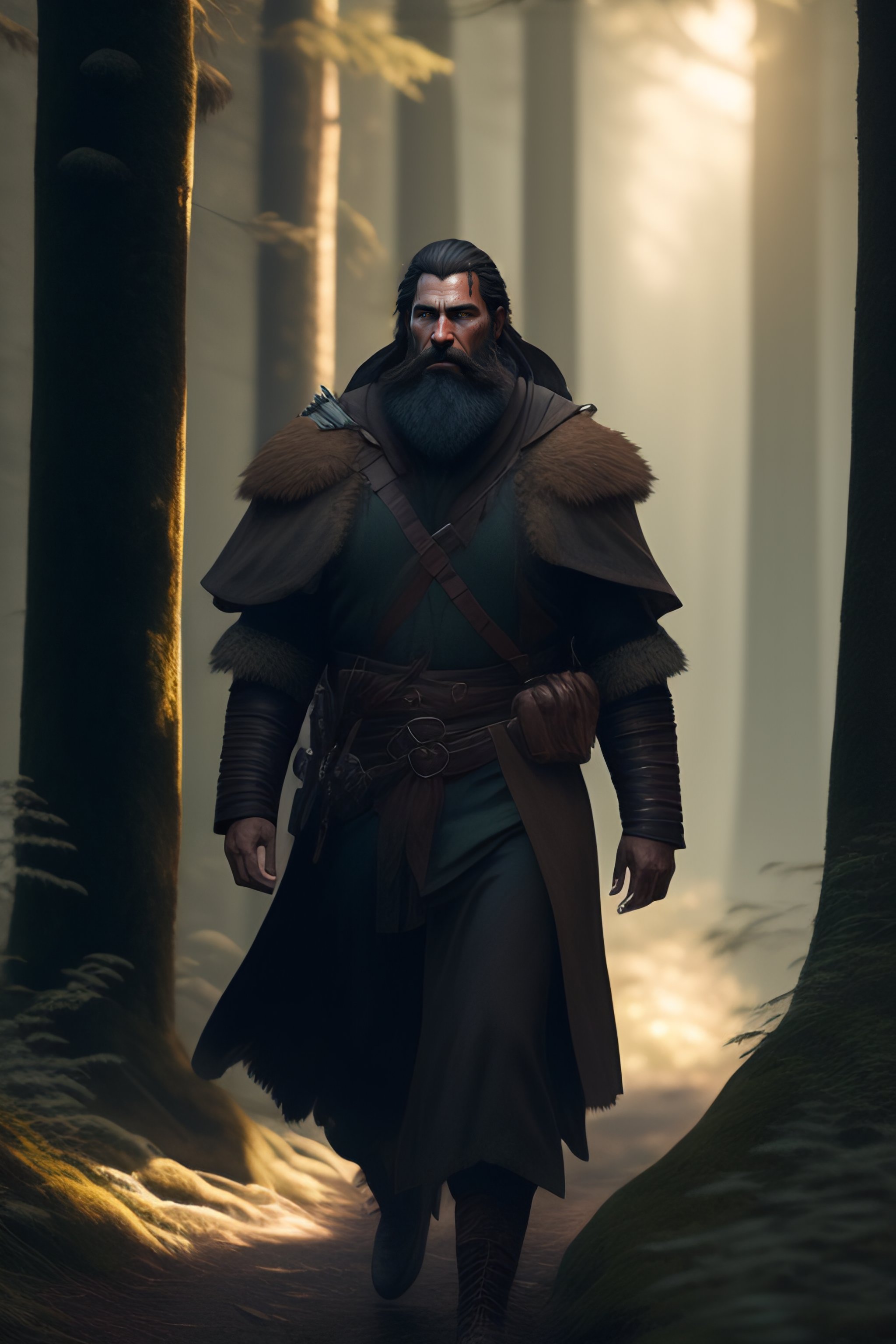 Lexica - The protagonist walks through the town, seeing people ...