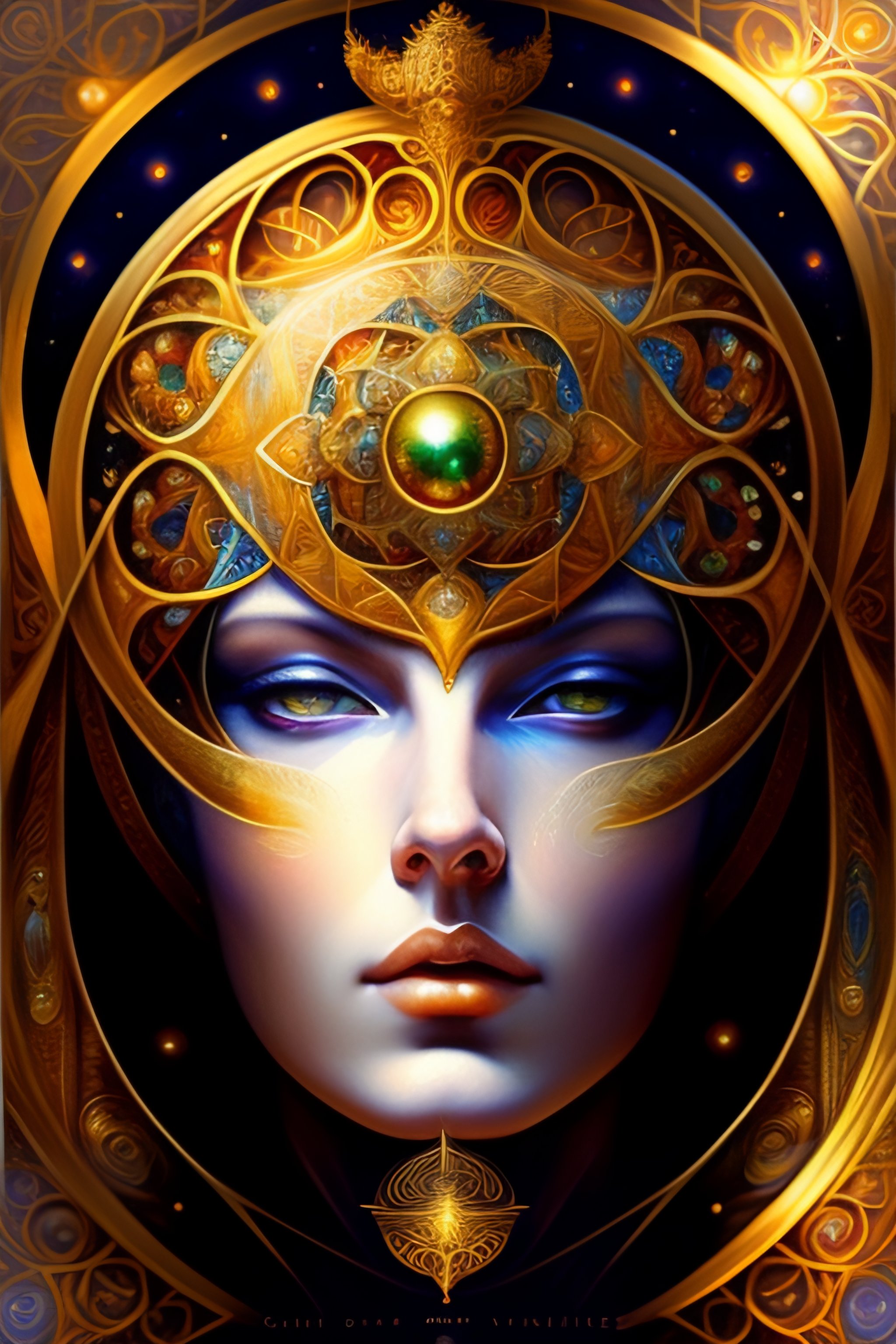 Lexica - Divine Chaos Engine by Karol Bak, Jean Deville, Gustav Klimt ...