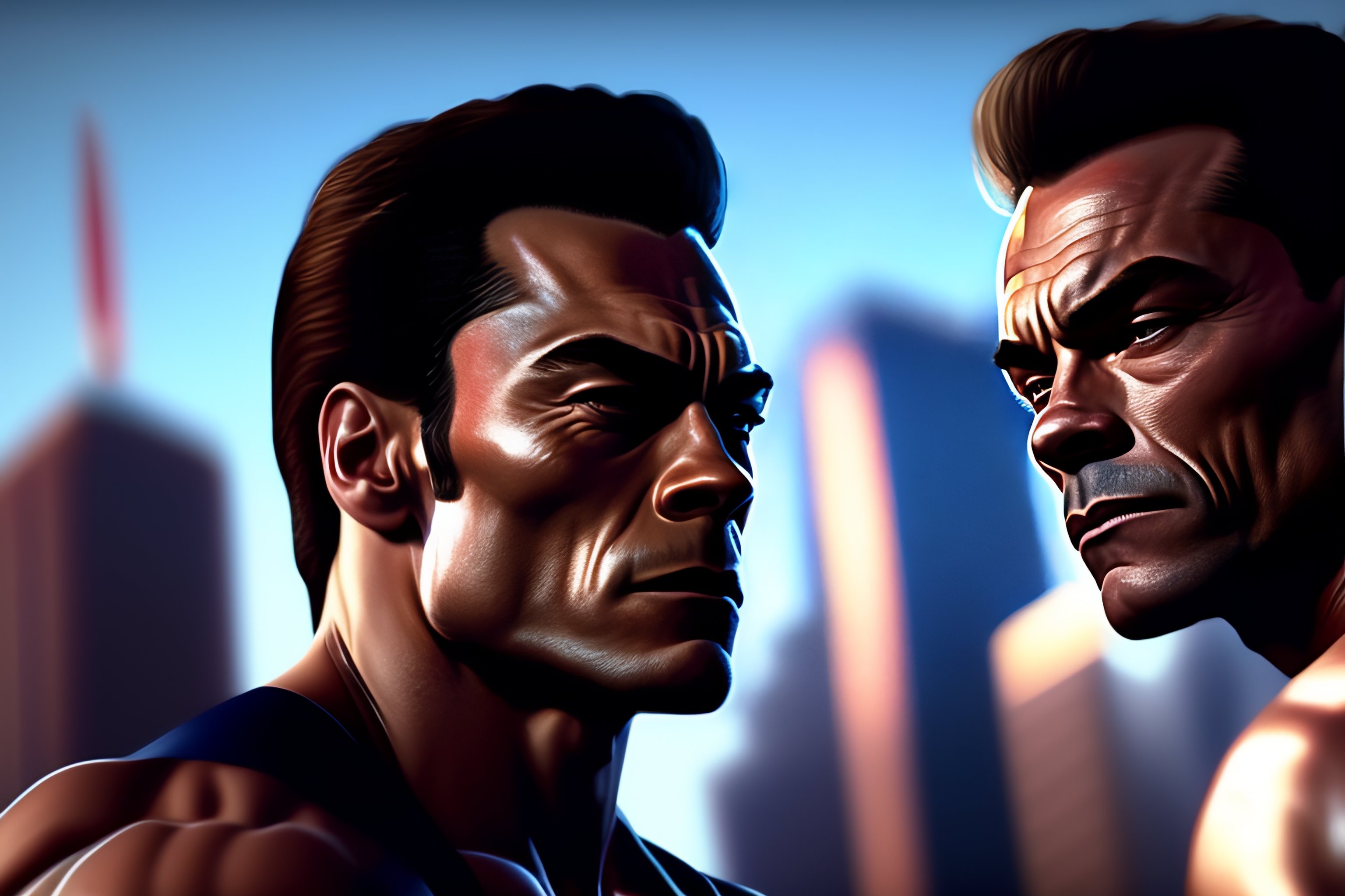 Lexica - Bloodsport Jean-Claude Van Damme, realistic widescreen city ...