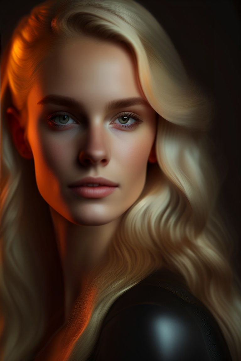 Lexica - Ultra reallistic, 8k, medium shot portrait of a blonde white ...