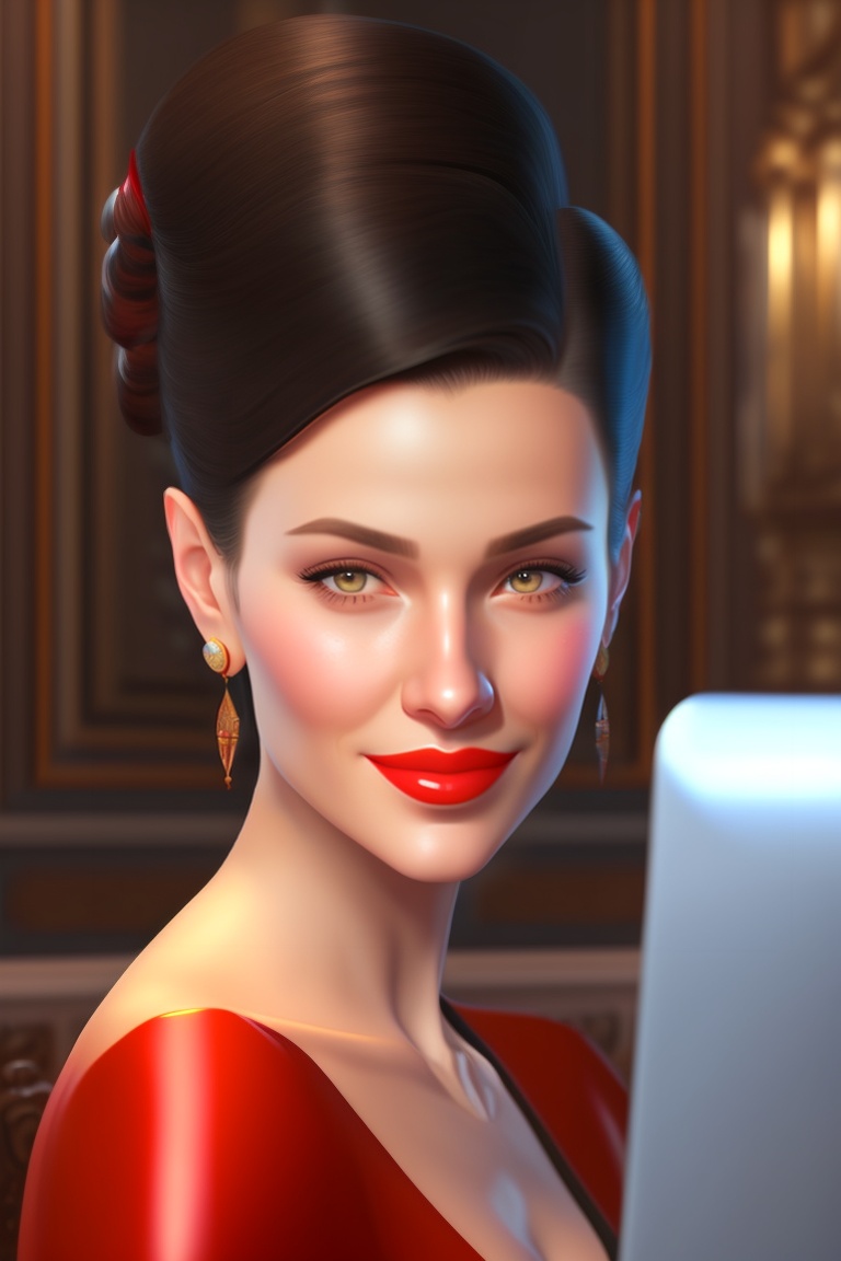 Lexica - A woman of Slavic appearance, with soft facial features and ...