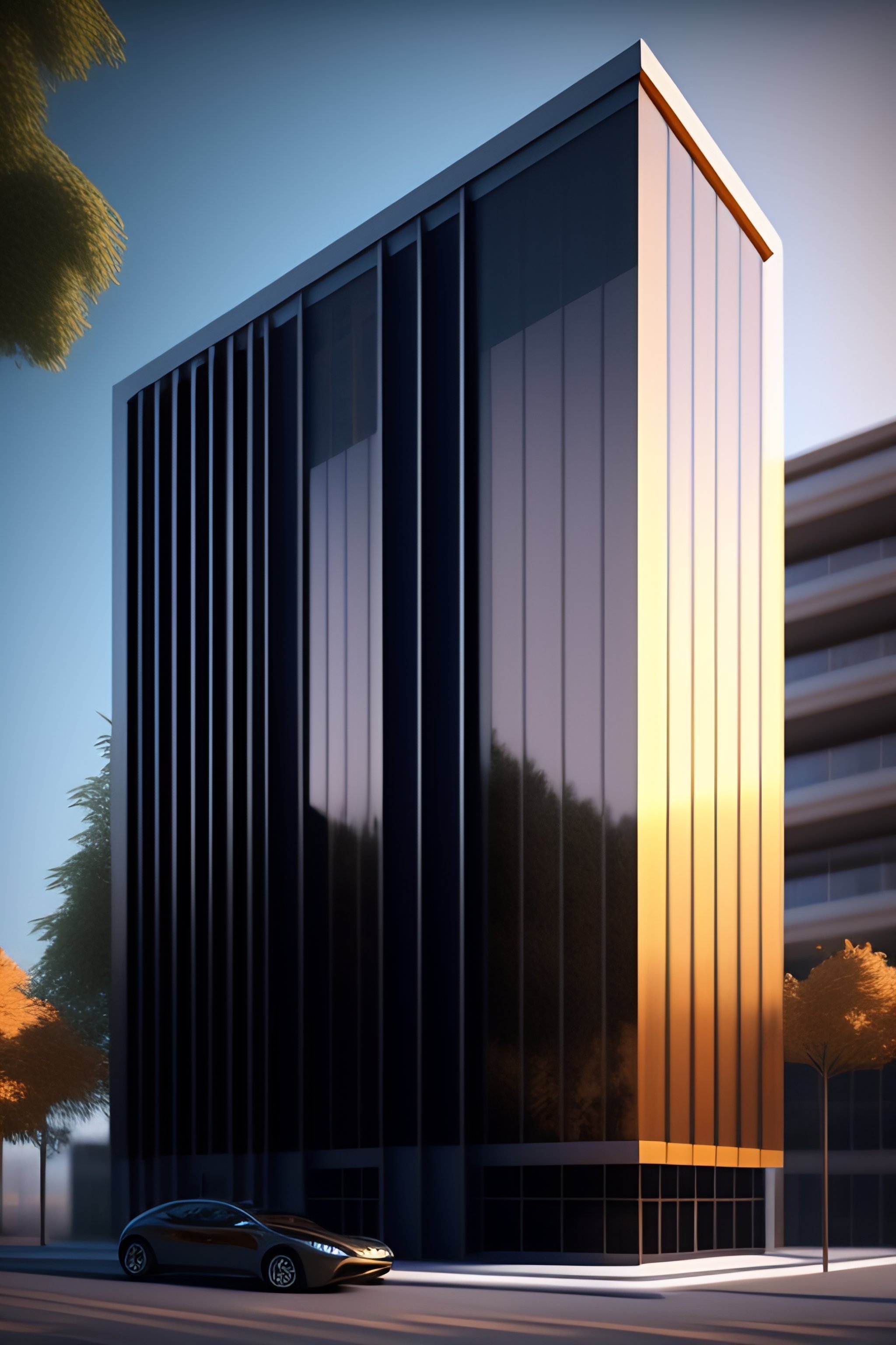 Lexica - Corporate building in the metaverse, 3D, Unreal engine ...