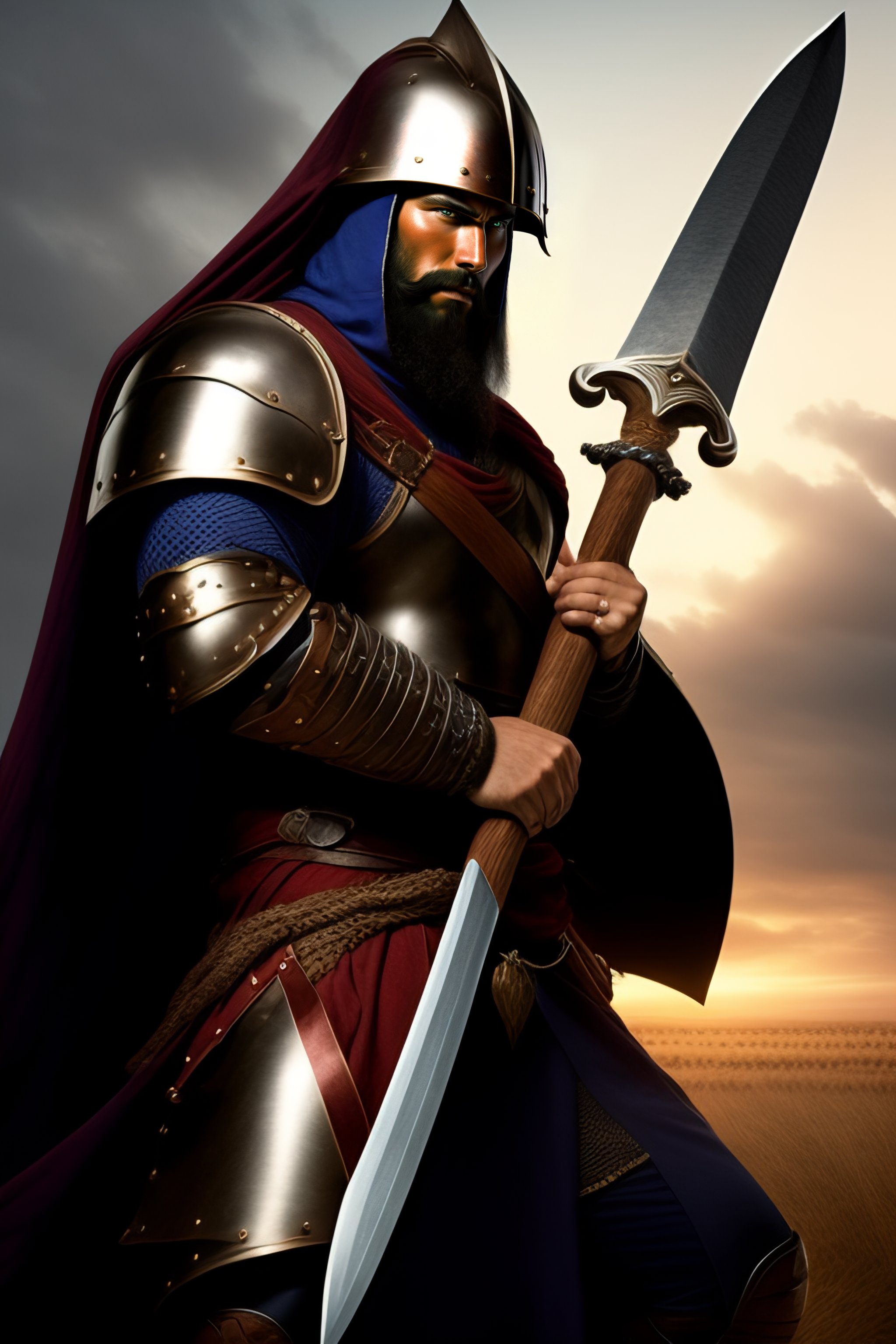 Lexica - Medieval warrior with a large two-handed axe.