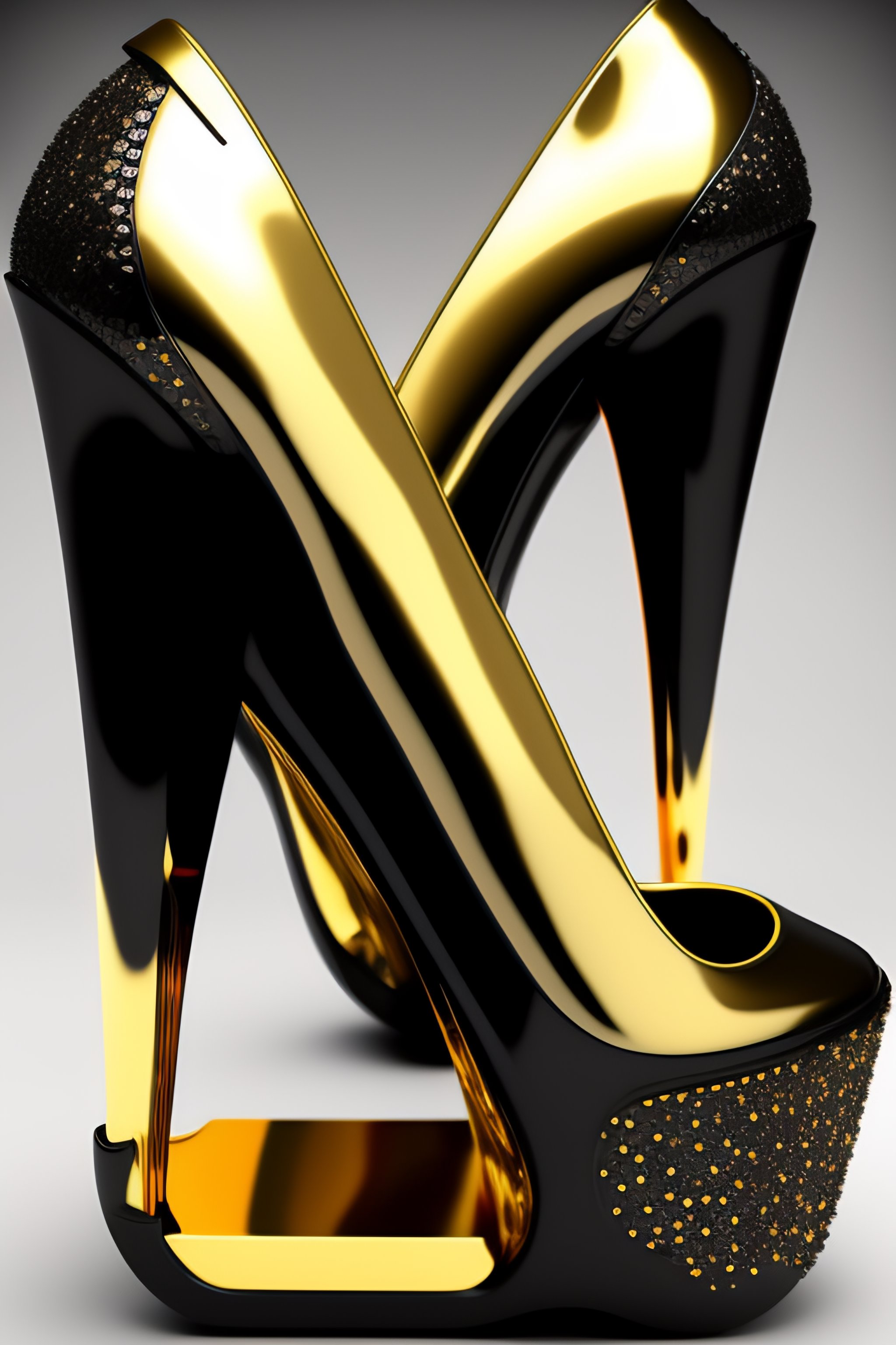Lexica - Create a futuristic elegant and haute couture hight heels ...