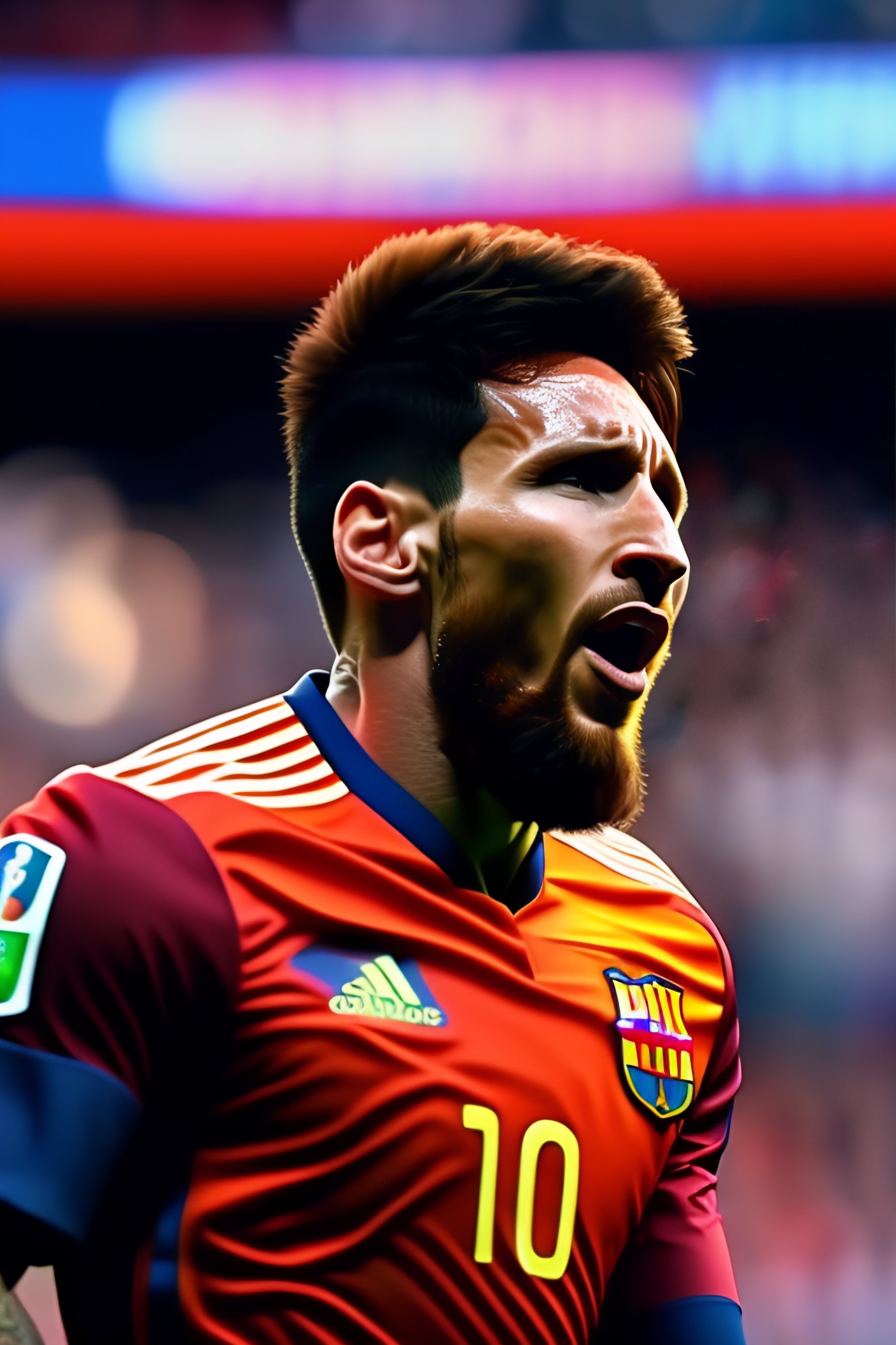 Lexica - Baby lionel messi cinematic