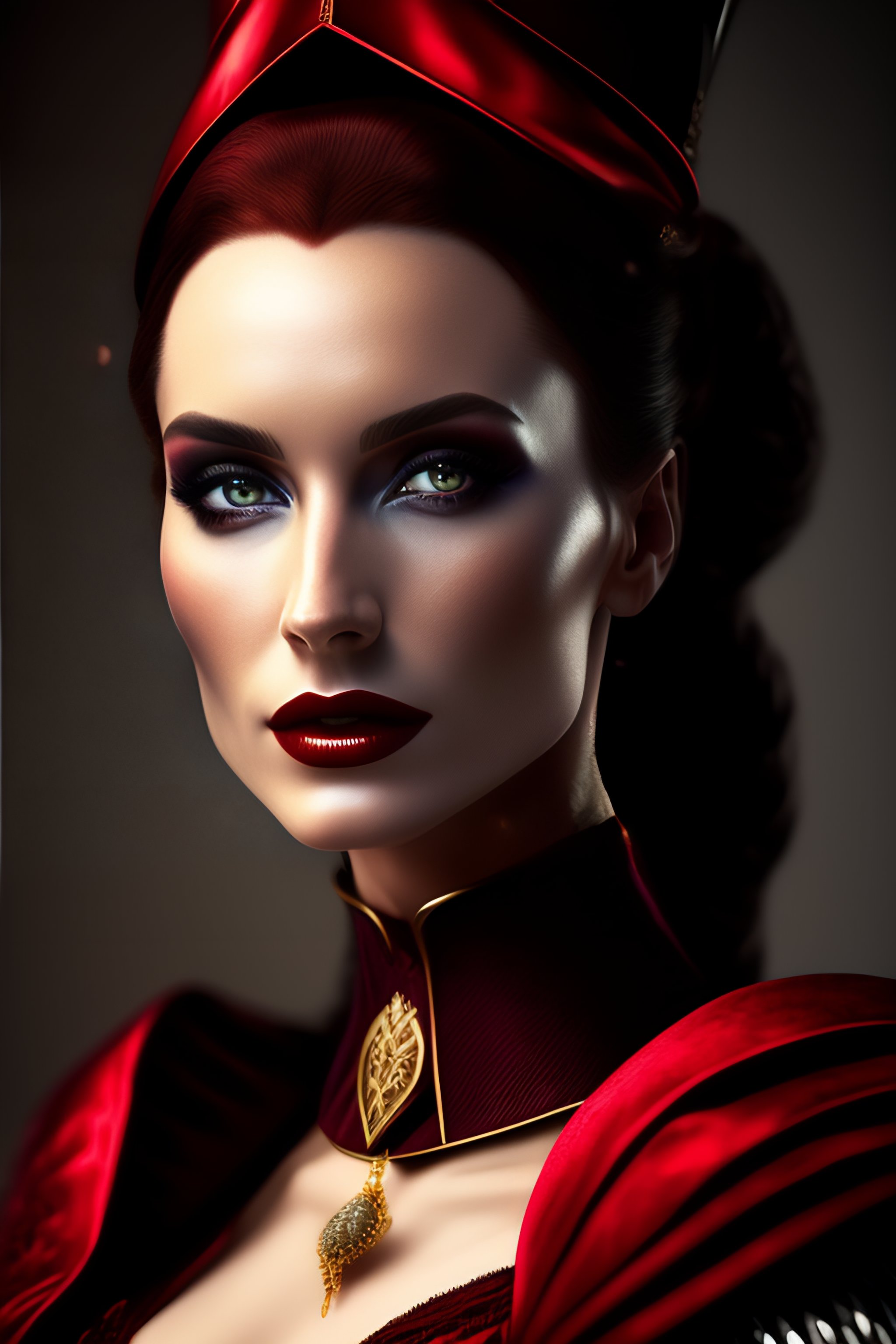 Lexica - Dark Armored ,Elizabeth Bathory, vampire, 4k, realistic