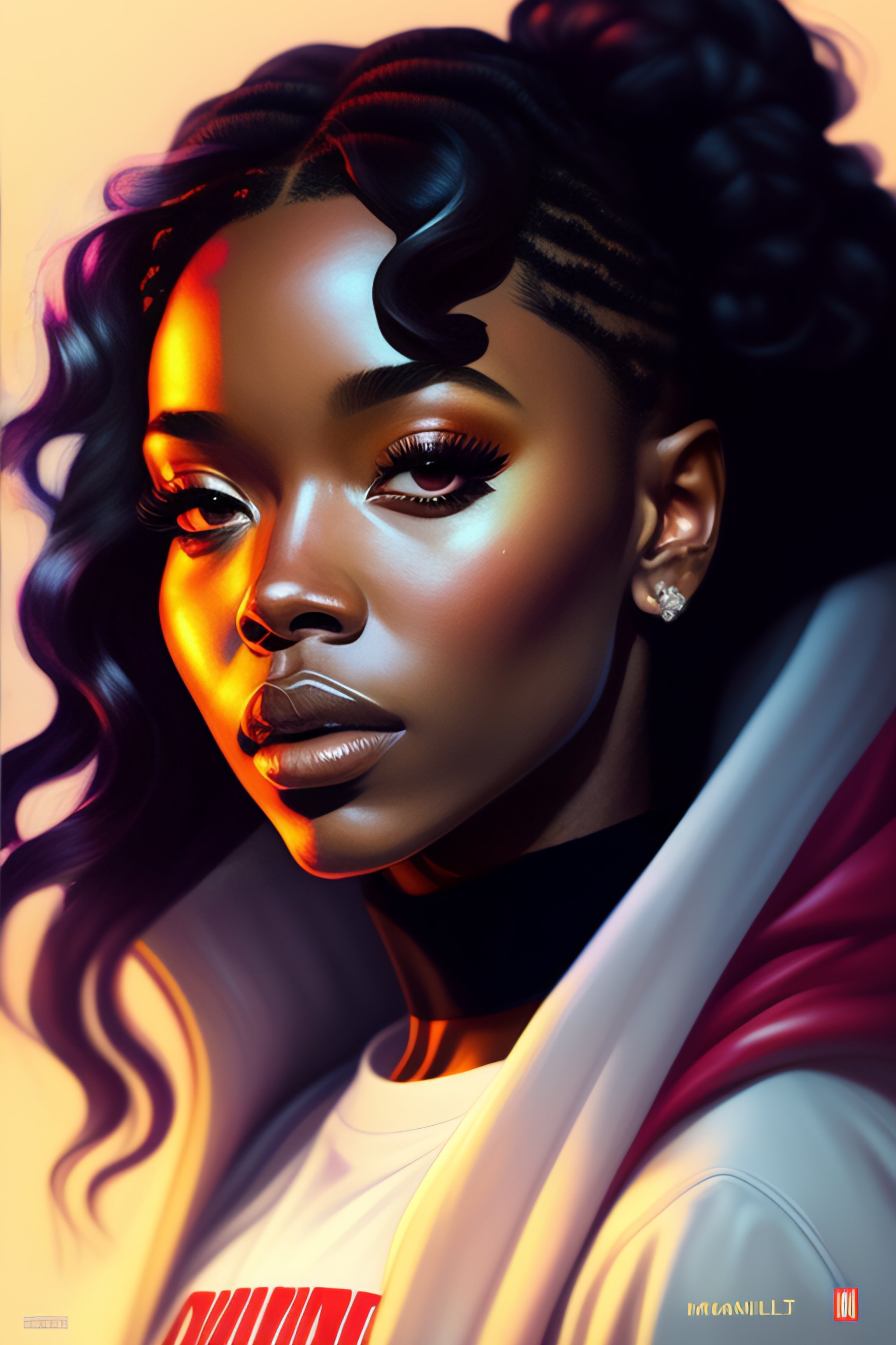 Lexica - Kendrick lamar, chibi, anime, flattened, squashed, shaded ...