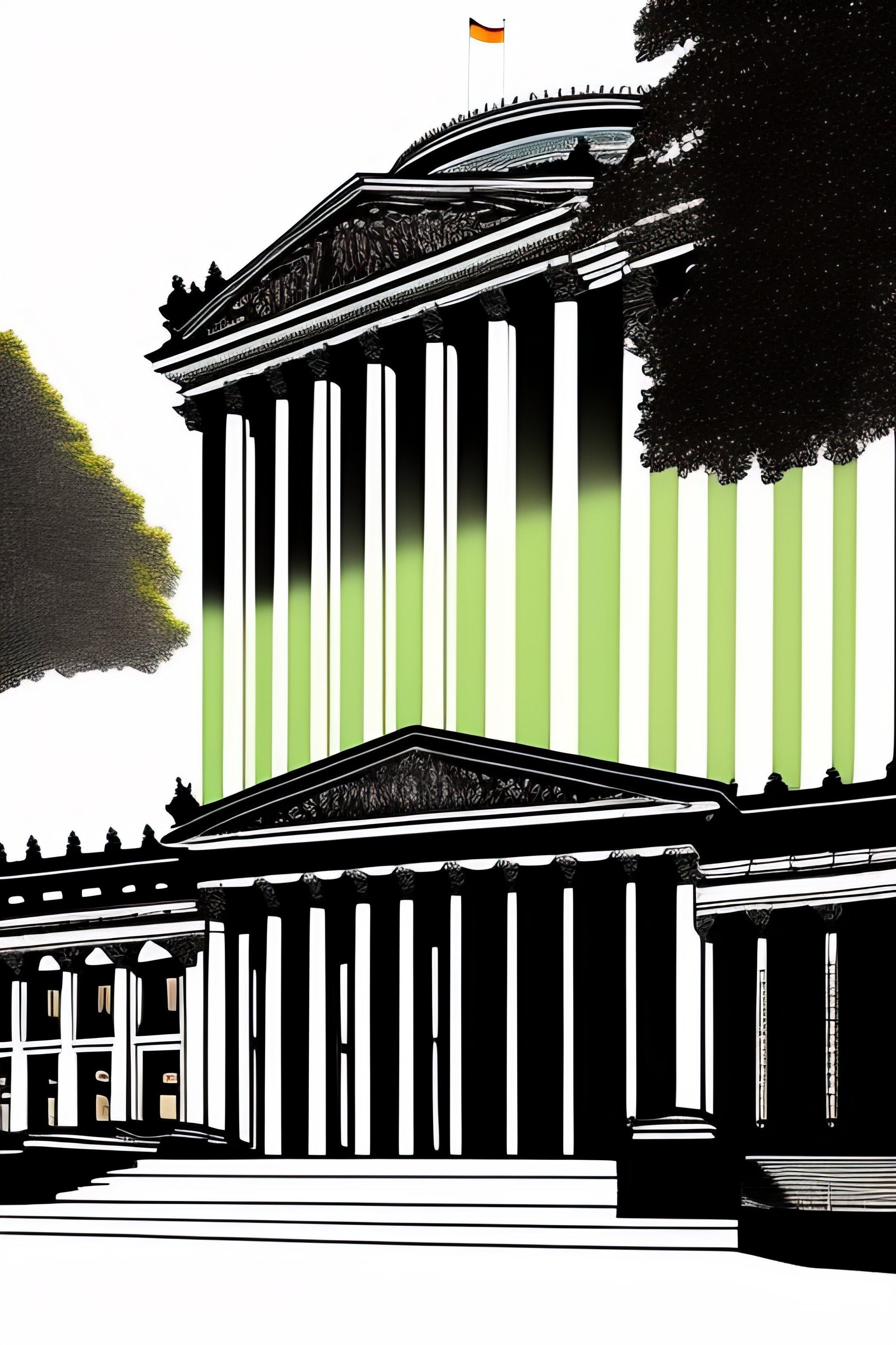 Lexica - Reichstag Germany drawing