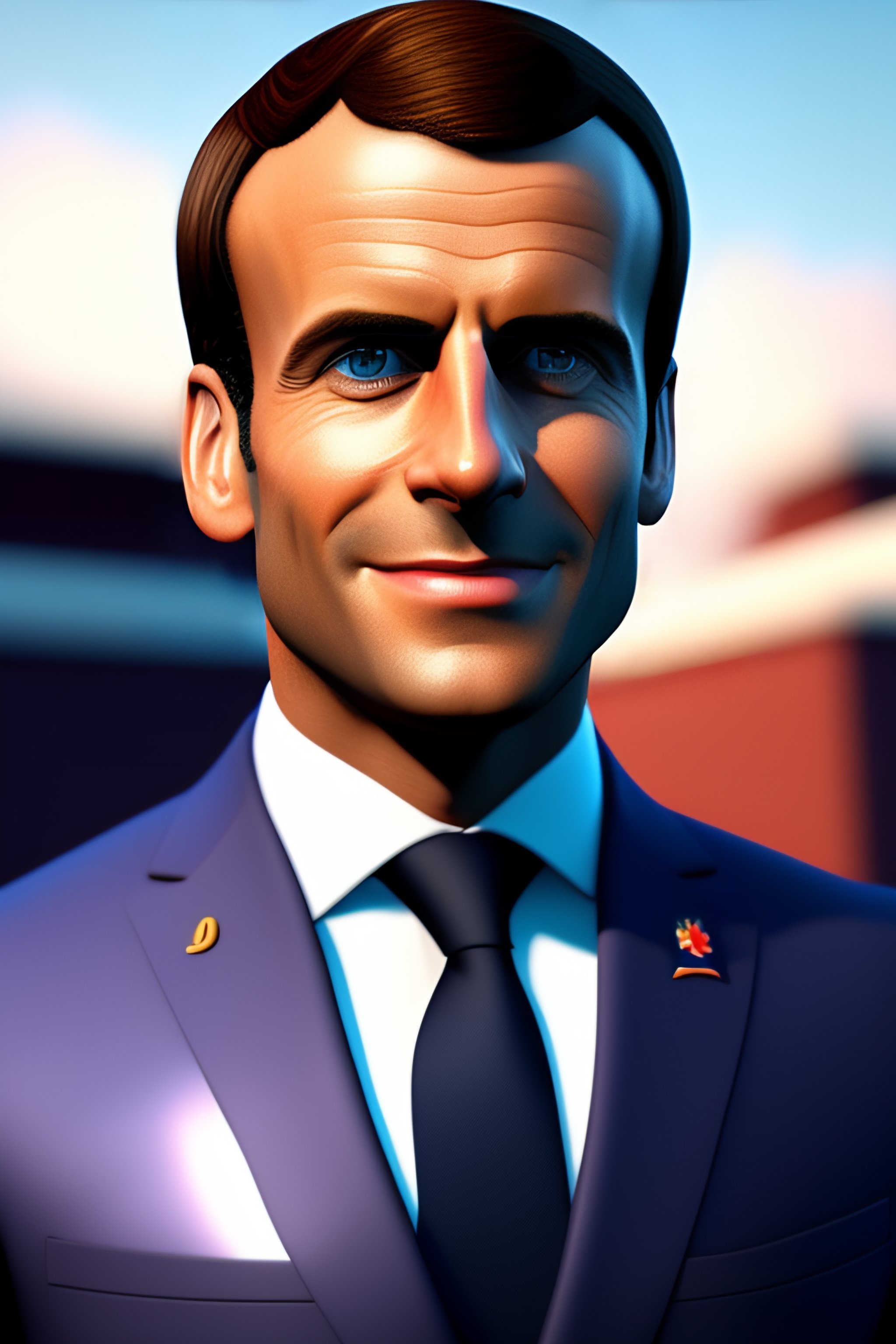 Lexica - Emmanuel Macron as a pixar disney character from up 2 0 0 9 ...