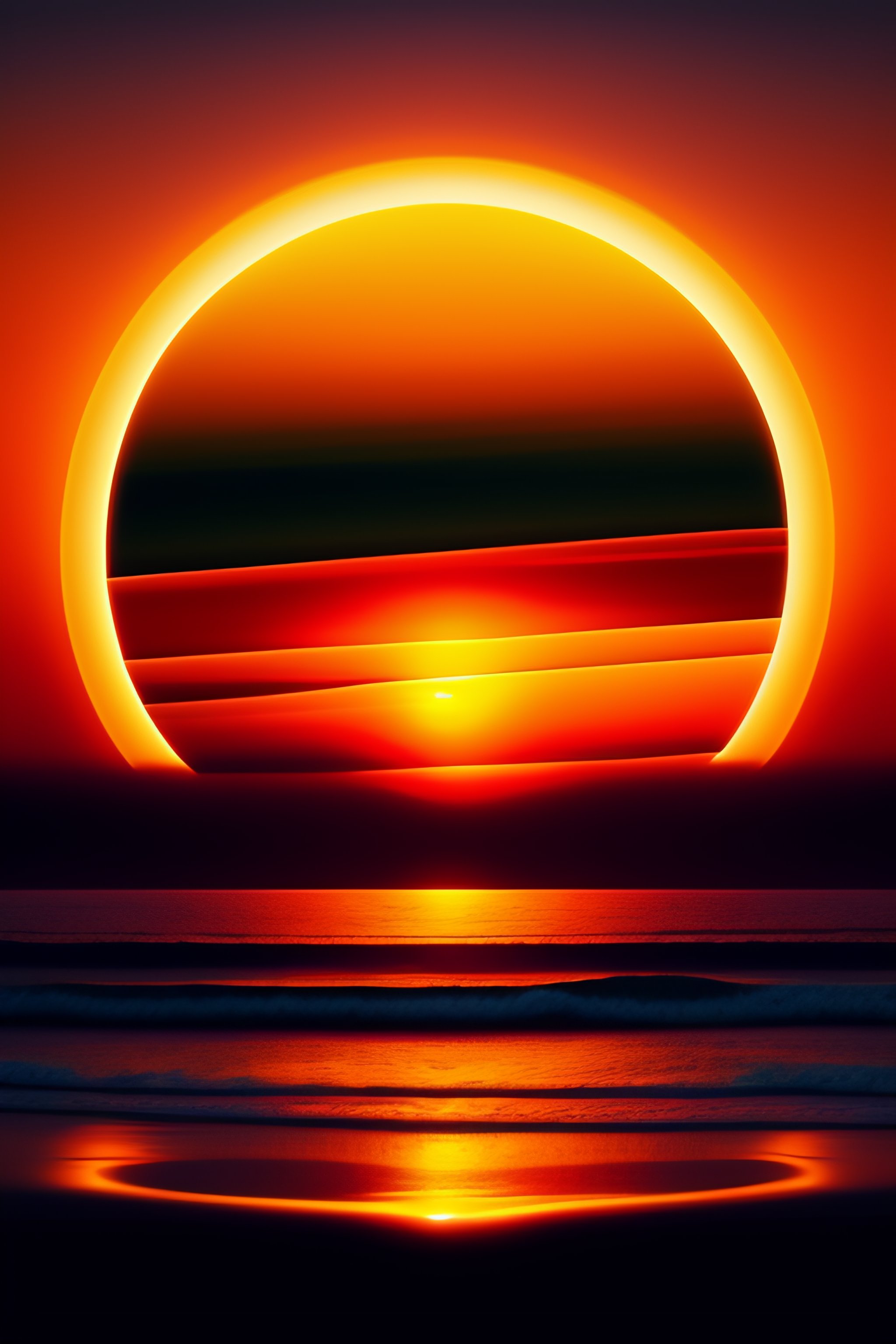 Lexica - Um logotipo com o tema sunset