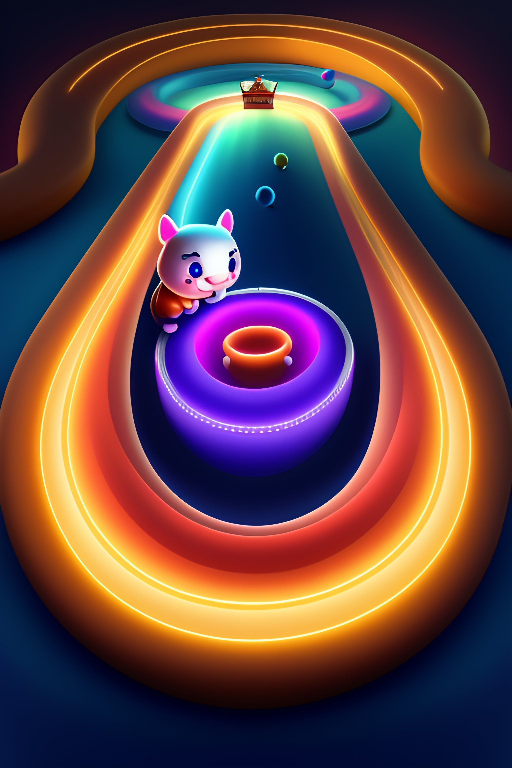 Lexica - King baby playing slither.io