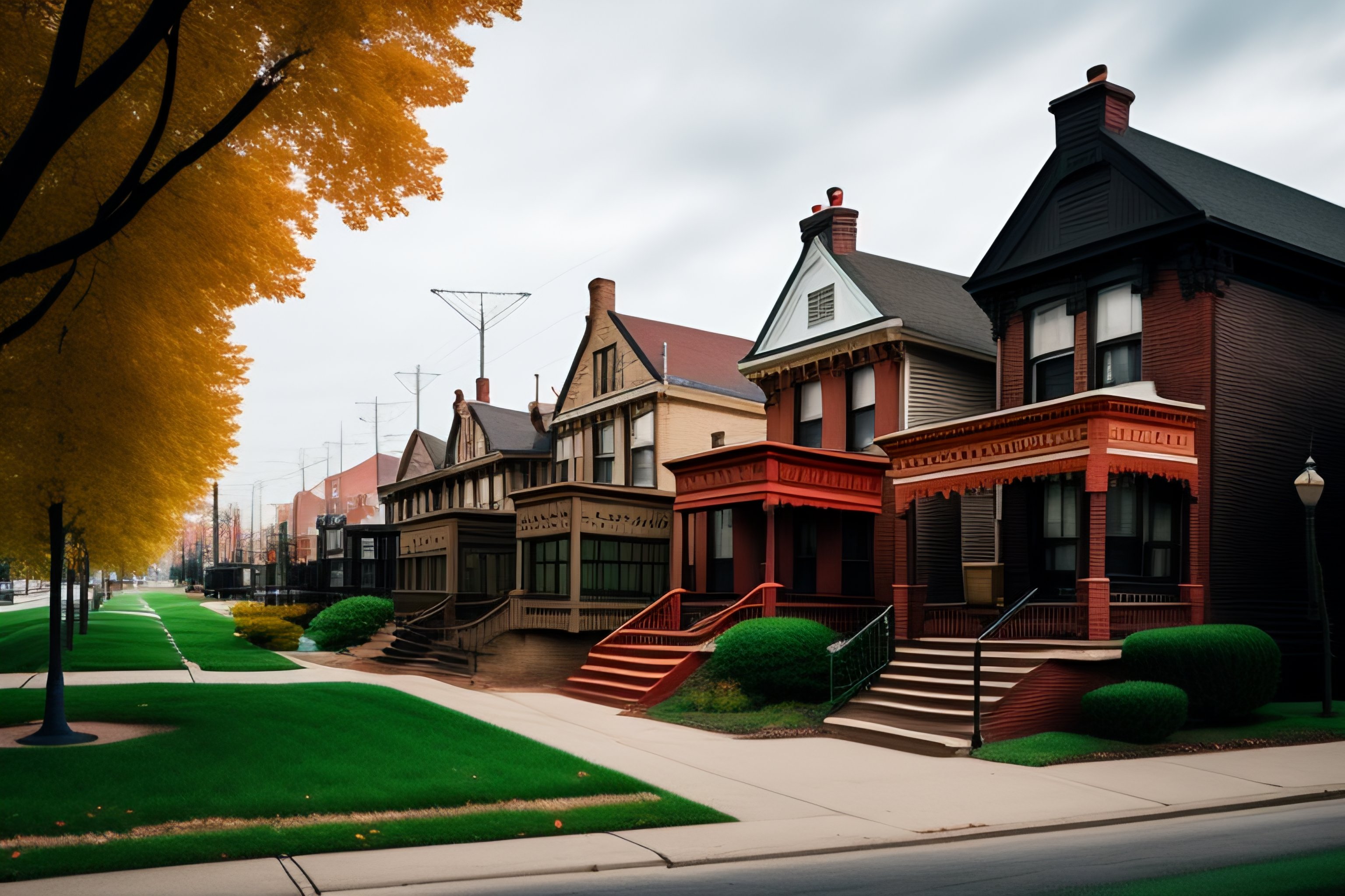 Lexica - Photograph of Edison Park in Chicago