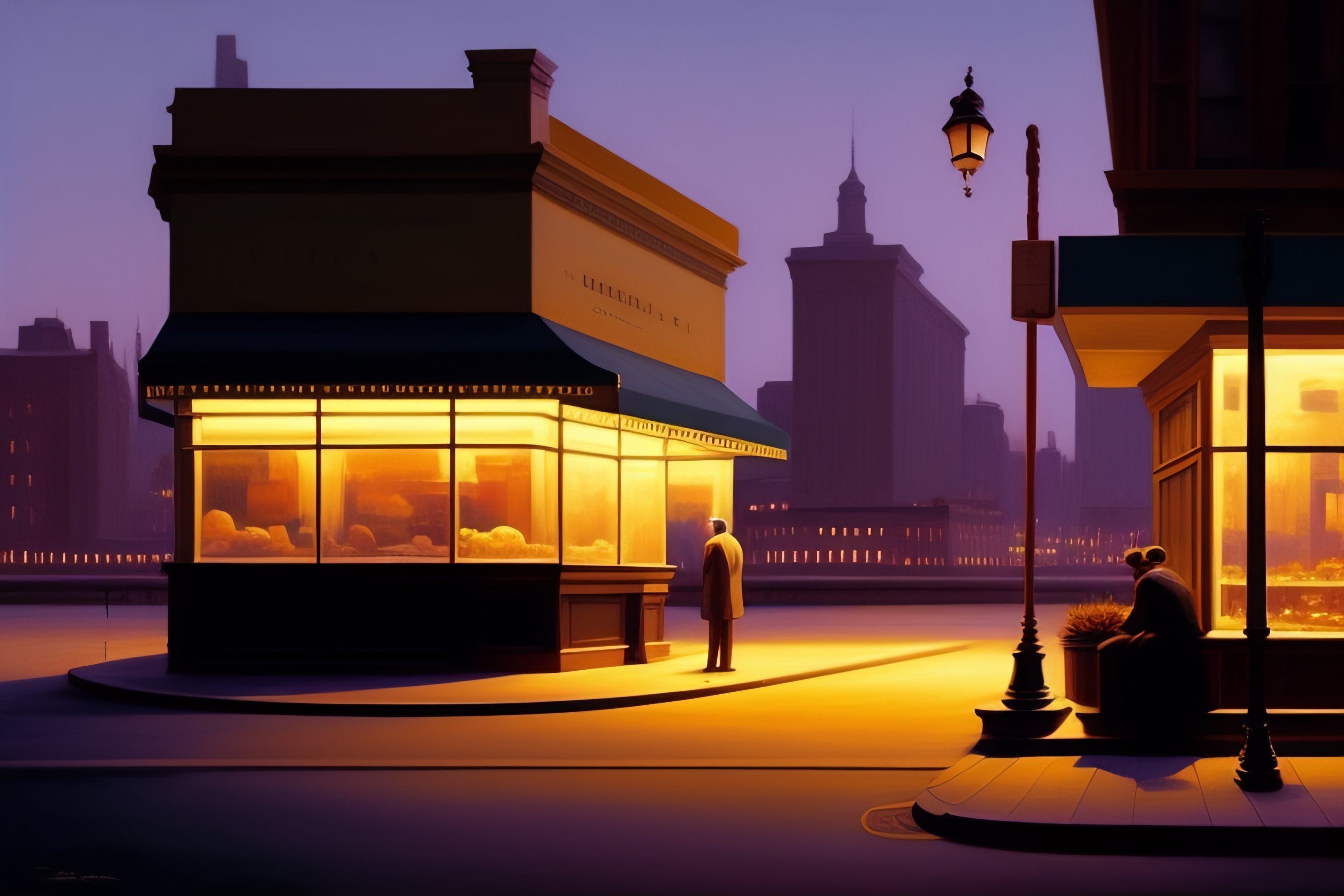 Lexica - An illustration of a city that captures the mood and ...