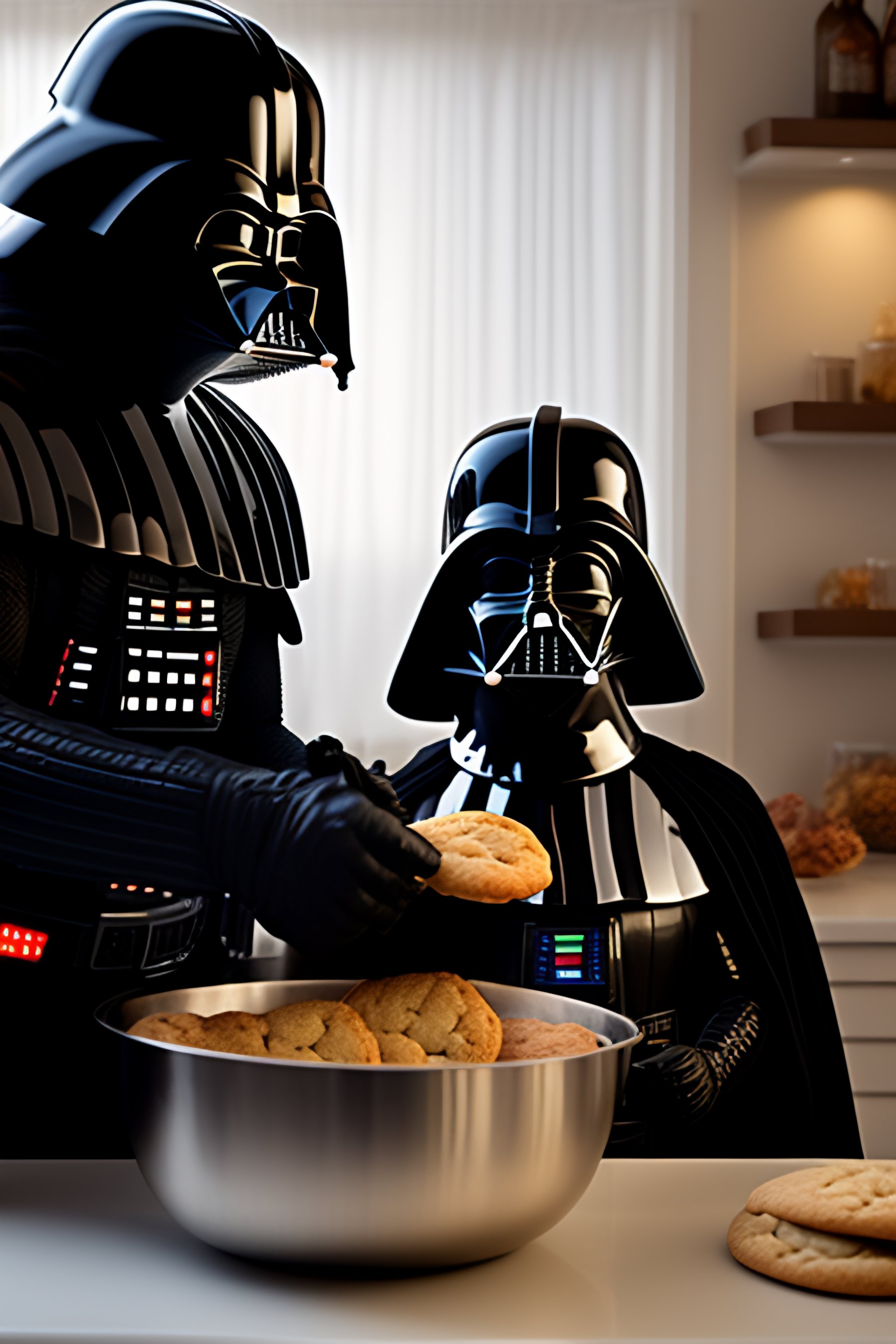 Lexica - Darth vader cooking some cookies