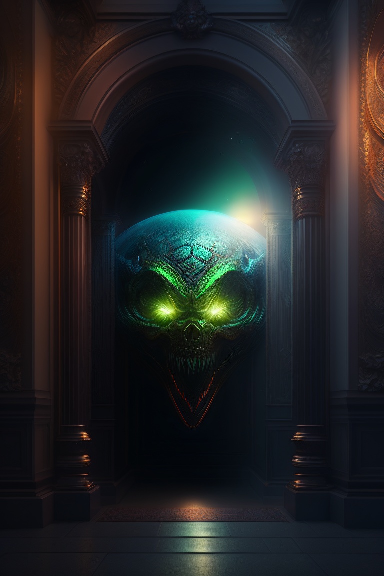 Lexica - Monster inside a liminal space of nightmares, dynamic lighting ...