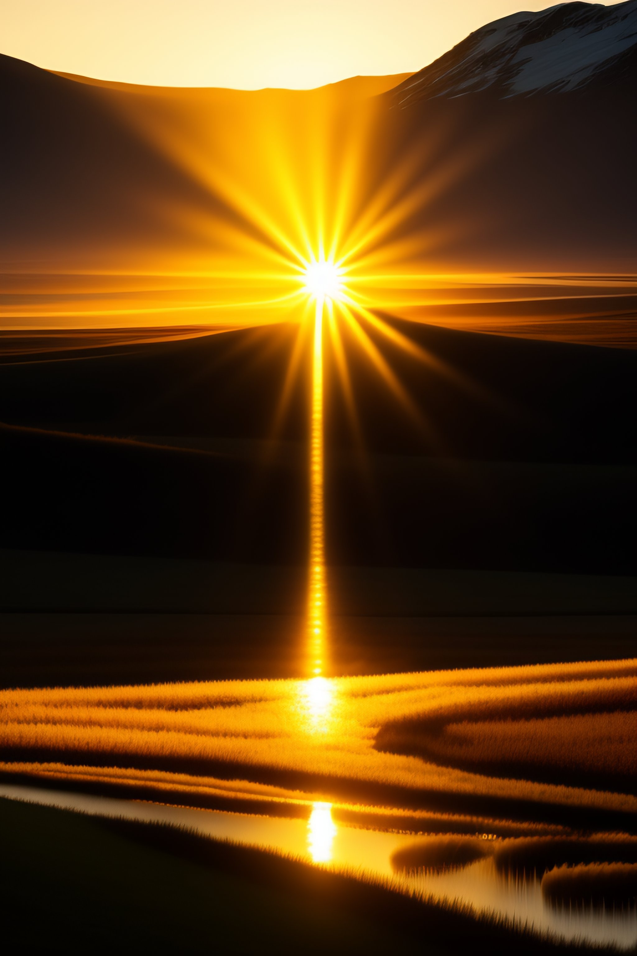 Lexica - Shining light with gold