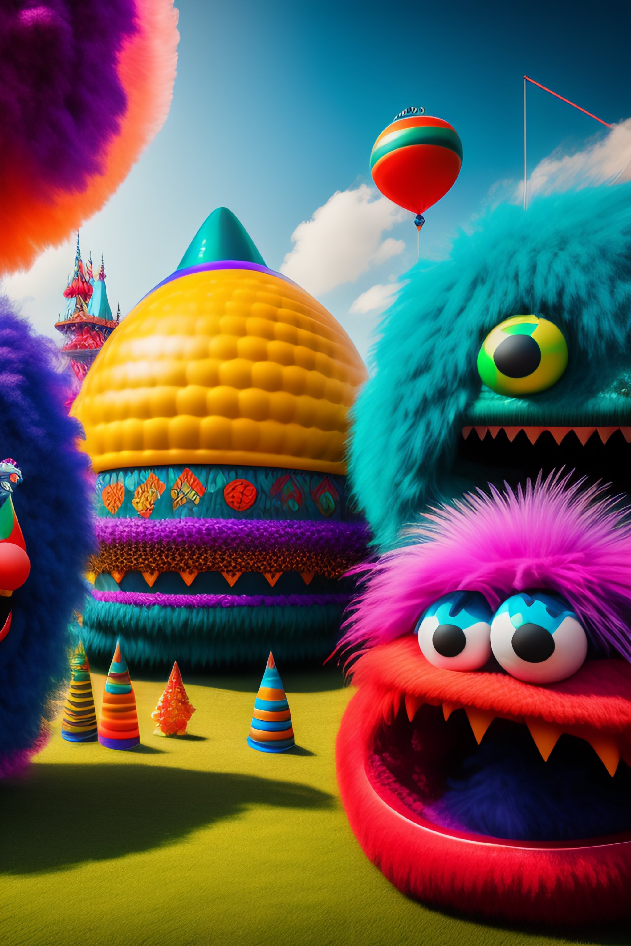 Lexica - The silly monsters parade, 8k, hyper details, rich colors ...