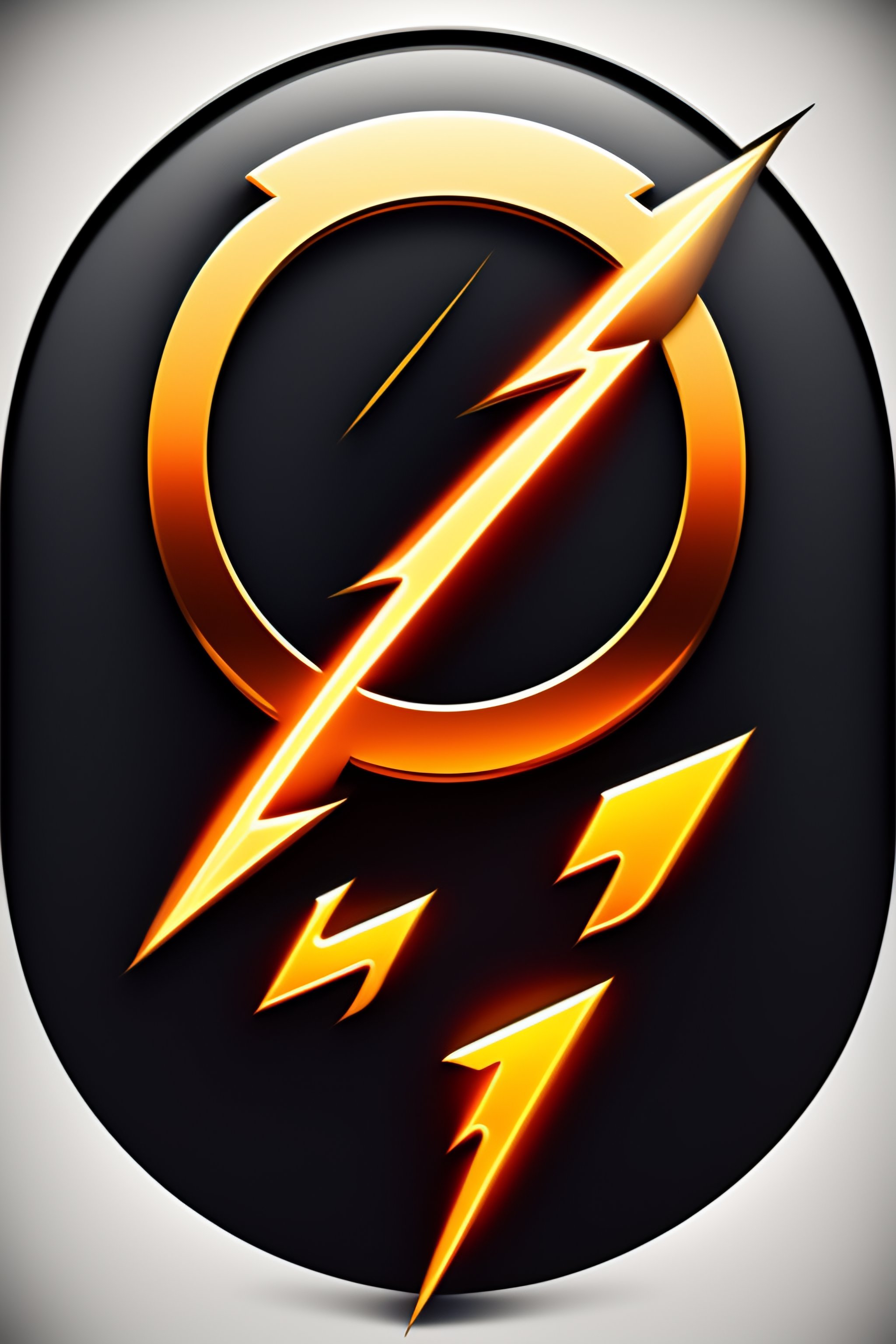 Lexica - Lightning icon, highly detailed, vector art